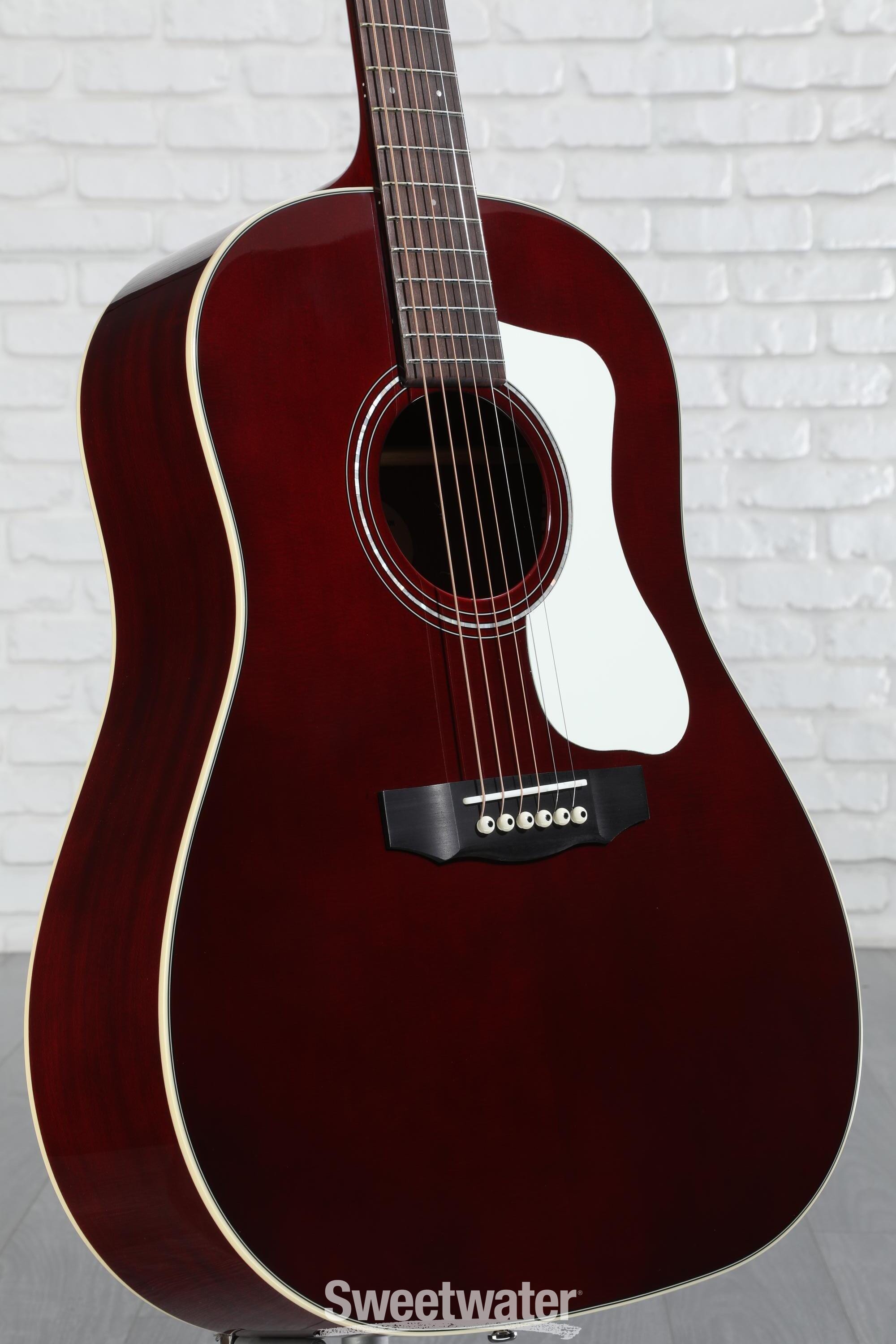 Guild DS-240 Memoir Acoustic Guitar - Wine Red | Sweetwater