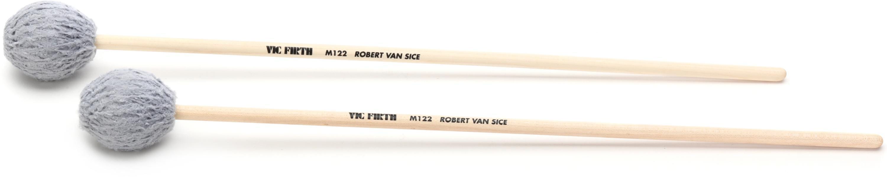 Vic Firth Robert van Sice Marimba Mallets - Soft, Synthetic Core ...