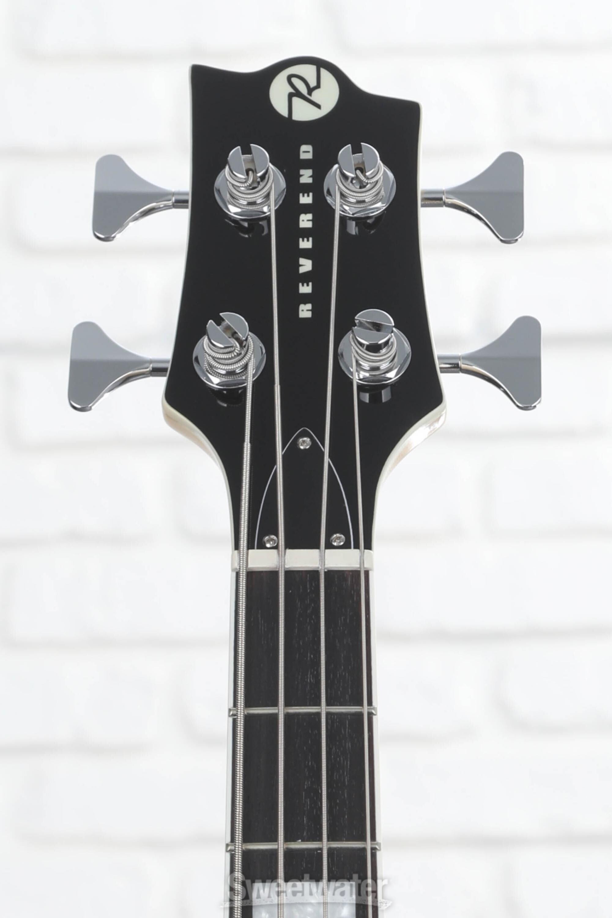 Reverend Dub King Semi Hollow Bass Guitar Natural Sweetwater