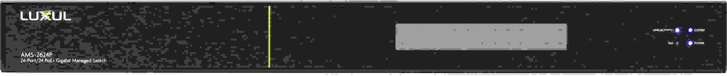 Luxul AMS-2624P 26-port/24 PoE+ Rackmount Gigabit Managed Switch ...