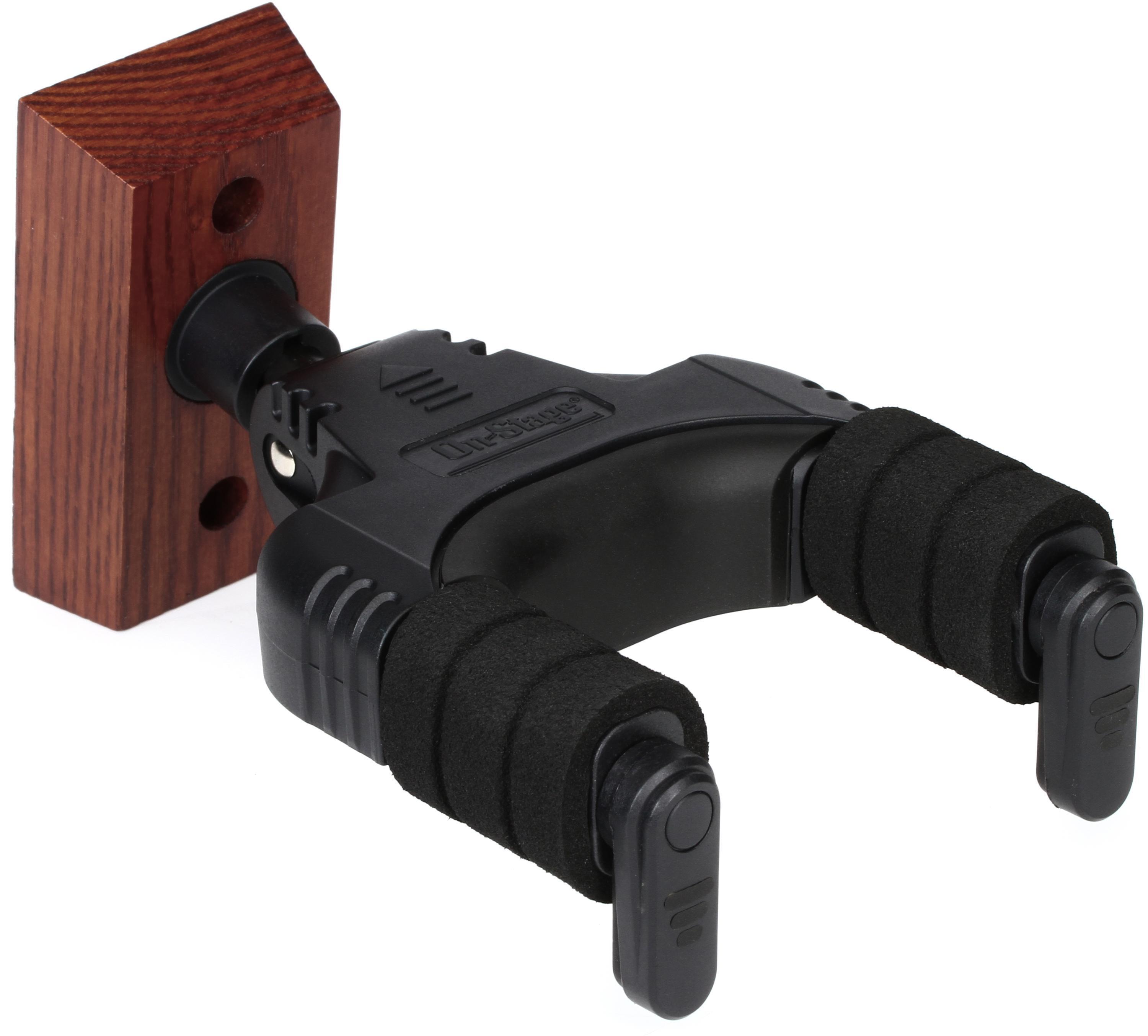 On-Stage Wood Locking Hanger - Cherry | Sweetwater
