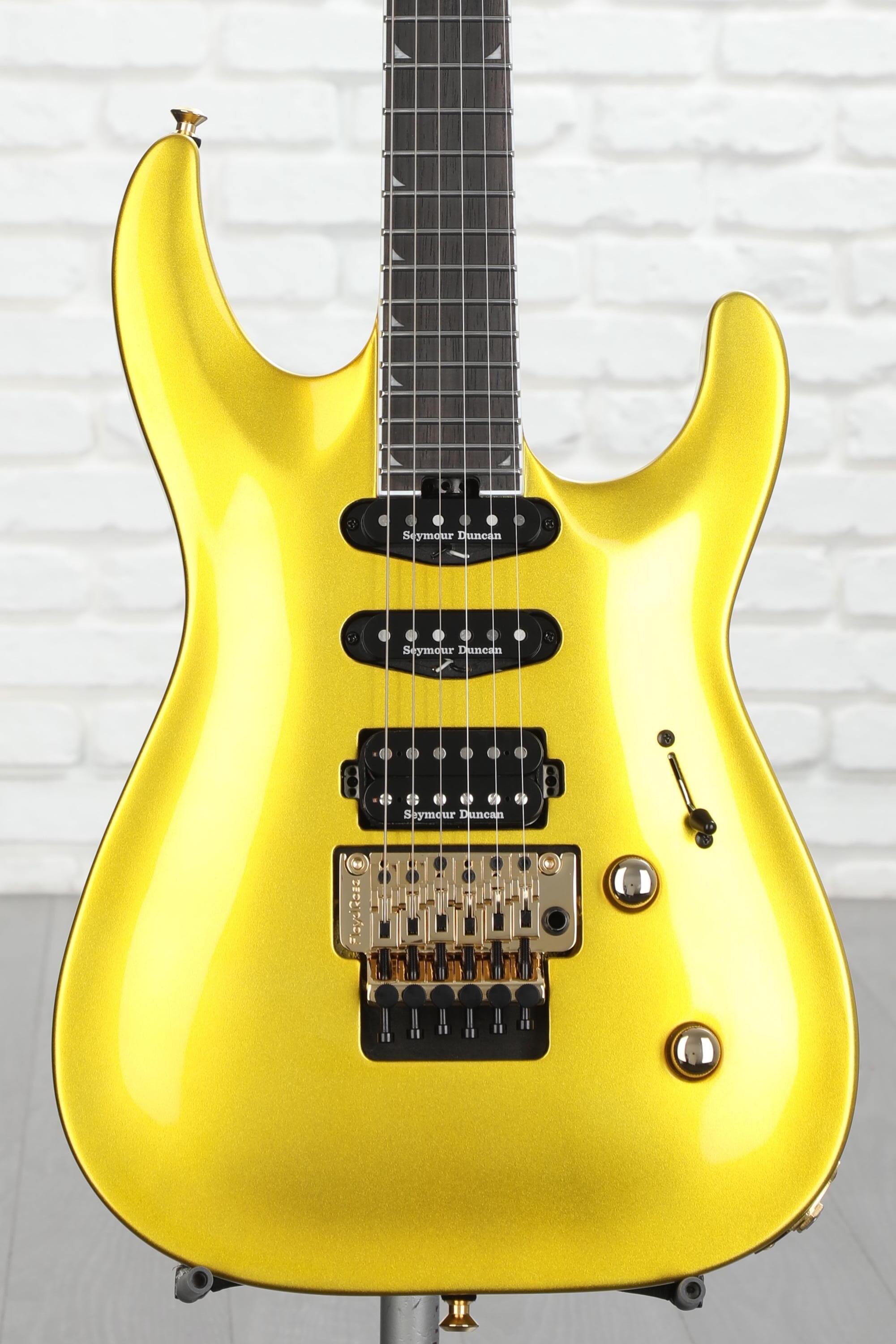 Jackson Pro Plus Series Soloist SLA3 Electric Guitar - Gold Bullion ...