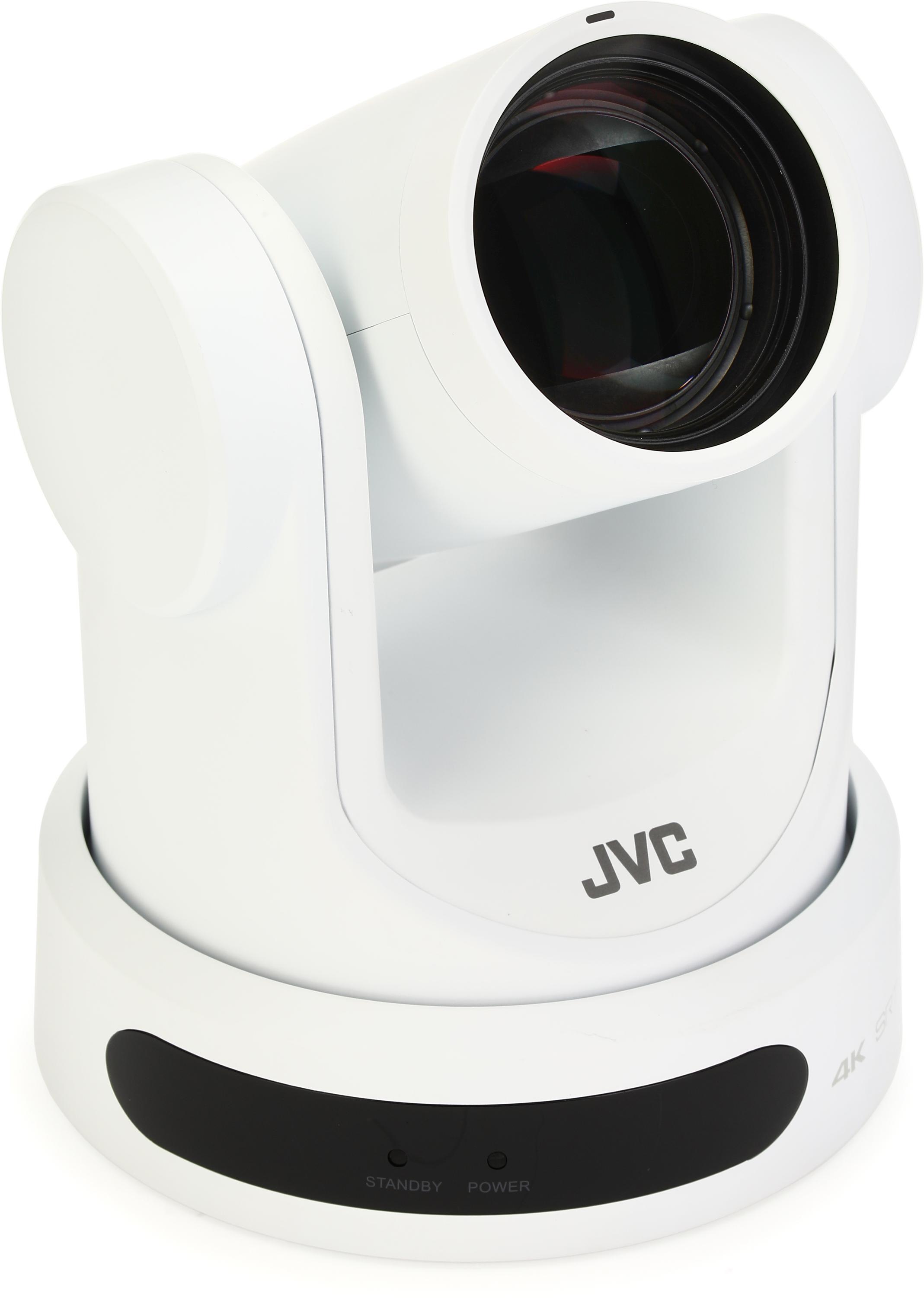 JVC 4K PZ400N NDI Remote Streaming Camera with Wide-angle Lens and 12x ...