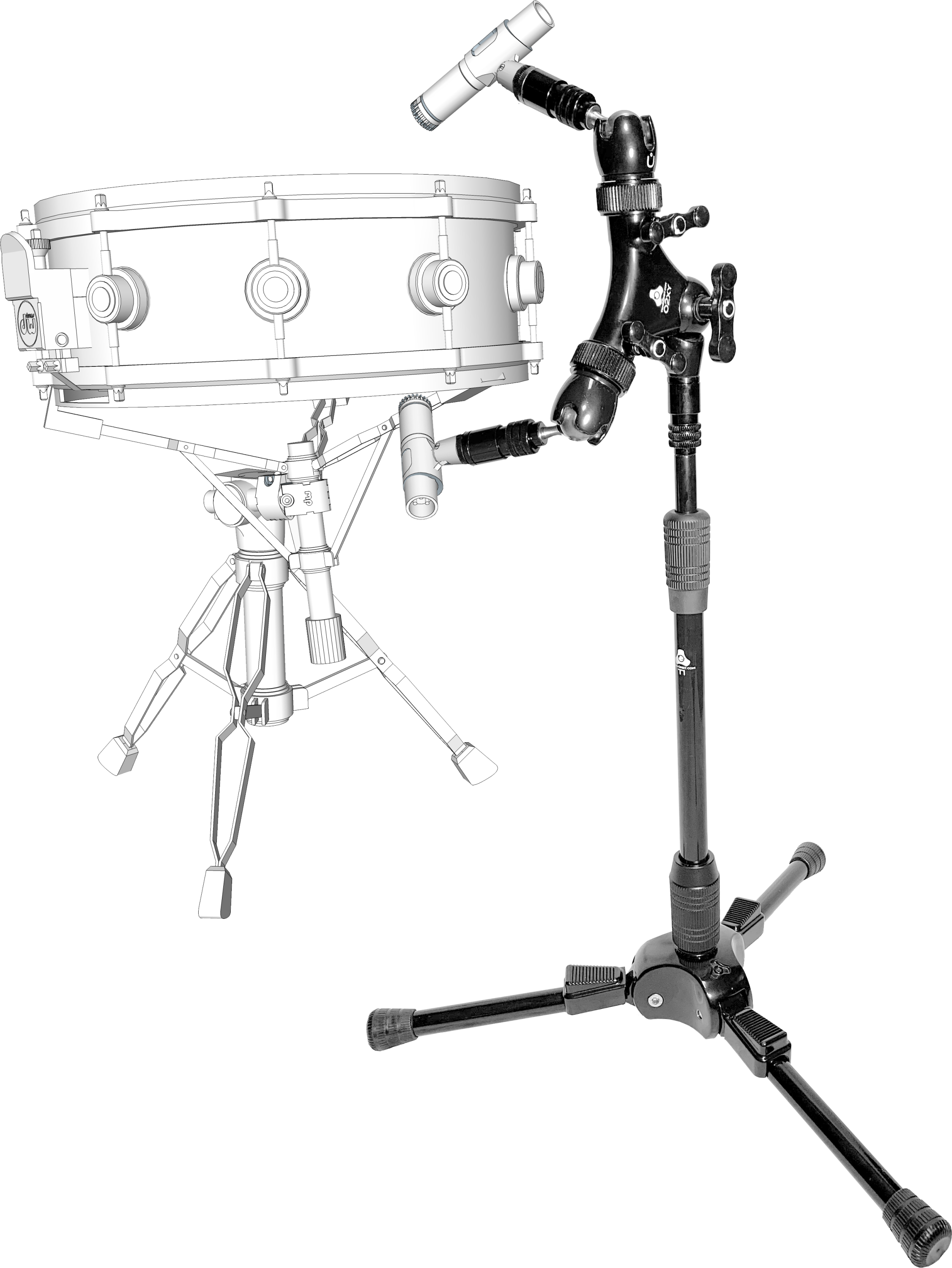Triad-Orbit Dual Mic System Microphone Stand Package | Sweetwater