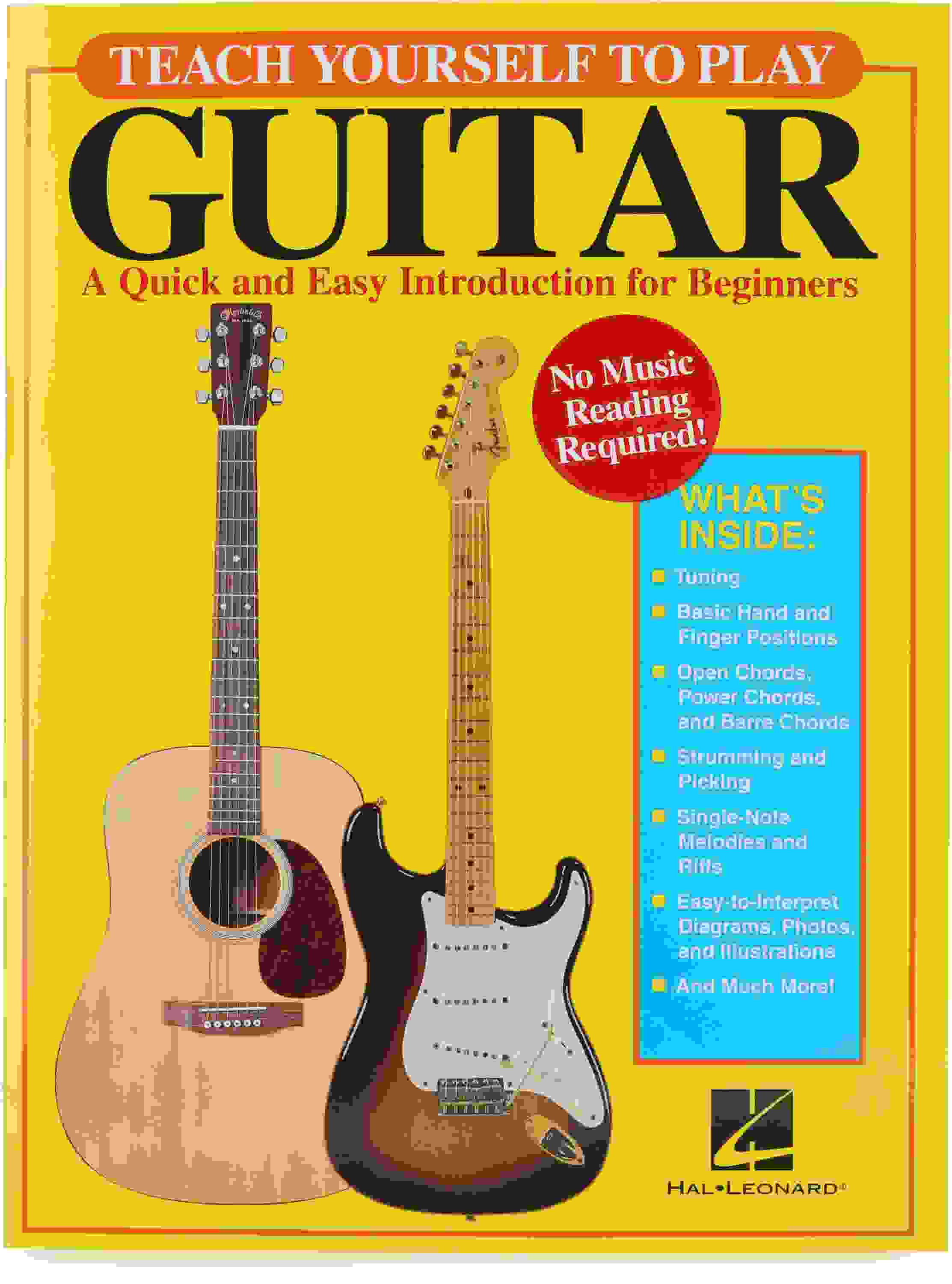 Hal Leonard Teach Yourself to Play Guitar Method Book | Sweetwater