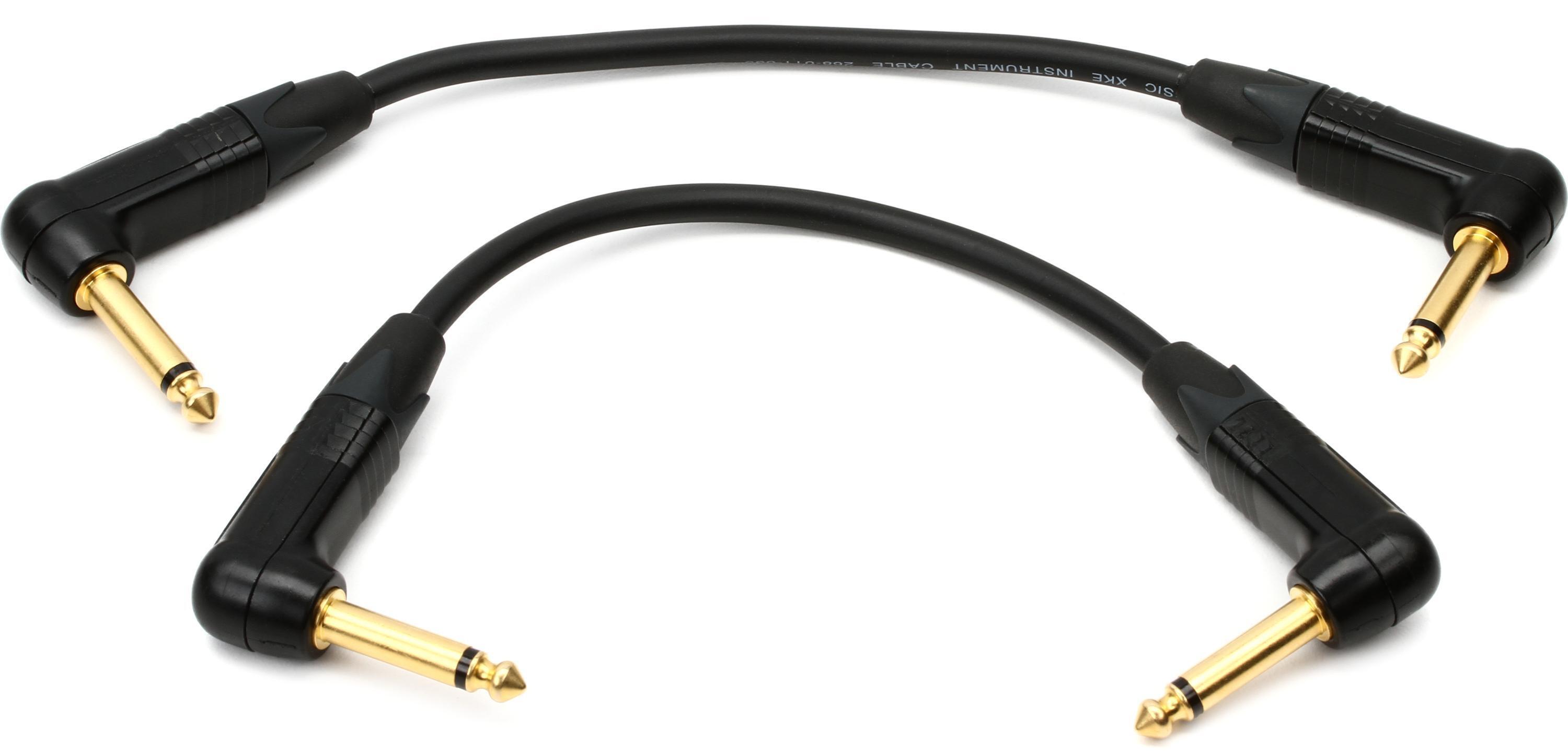 PRS Signature Right Angle to Right Angle Instrument Cable - 6 inch (2 ...