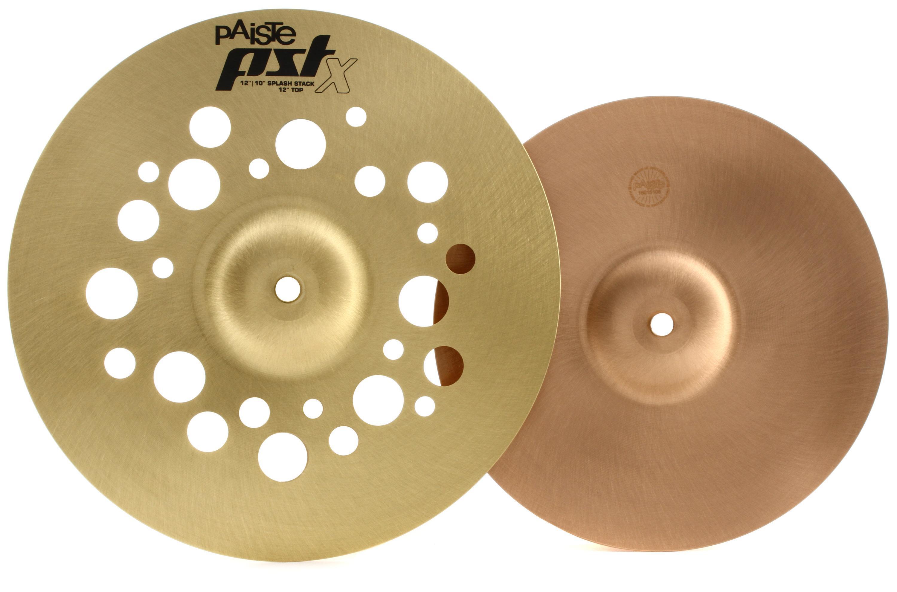 Paiste 12/10-inch PST X Splash Stack Cymbals | Sweetwater