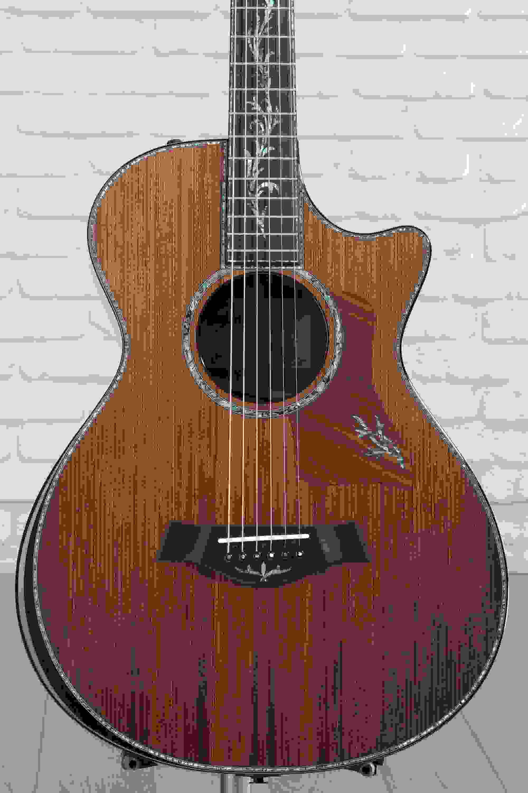 Taylor PS12ce 12-fret Acoustic-electric Guitar - Natural Sinker Redwood ...