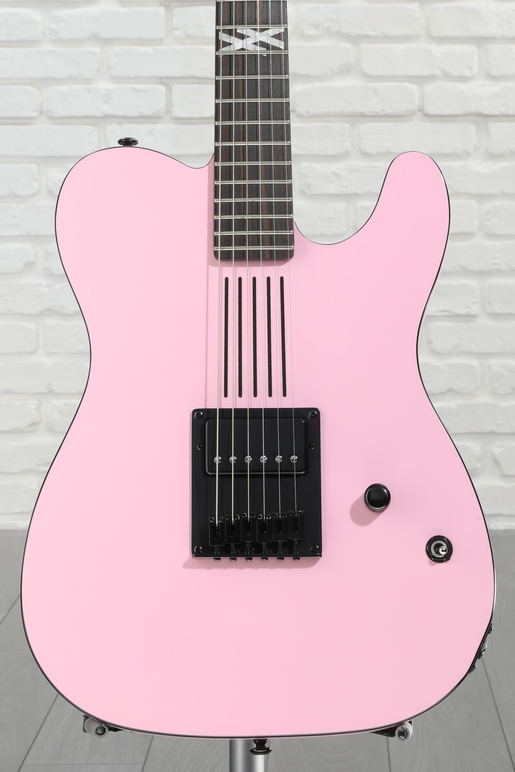 Schecter Machine Gun Kelly Signature PT Electric Guitar - Pink | Sweetwater