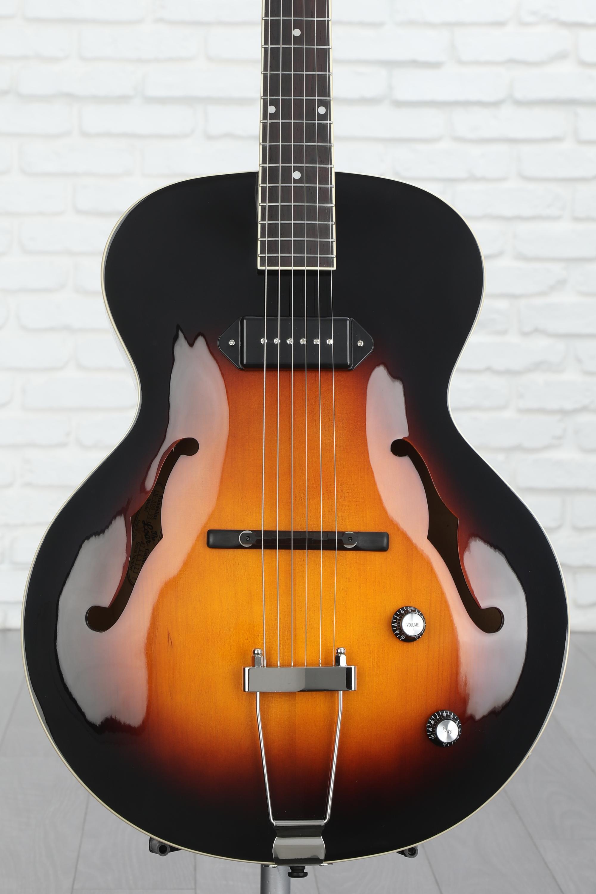 The Loar LH-309-VS Archtop Hollowbody Electric Guitar - Vintage ...