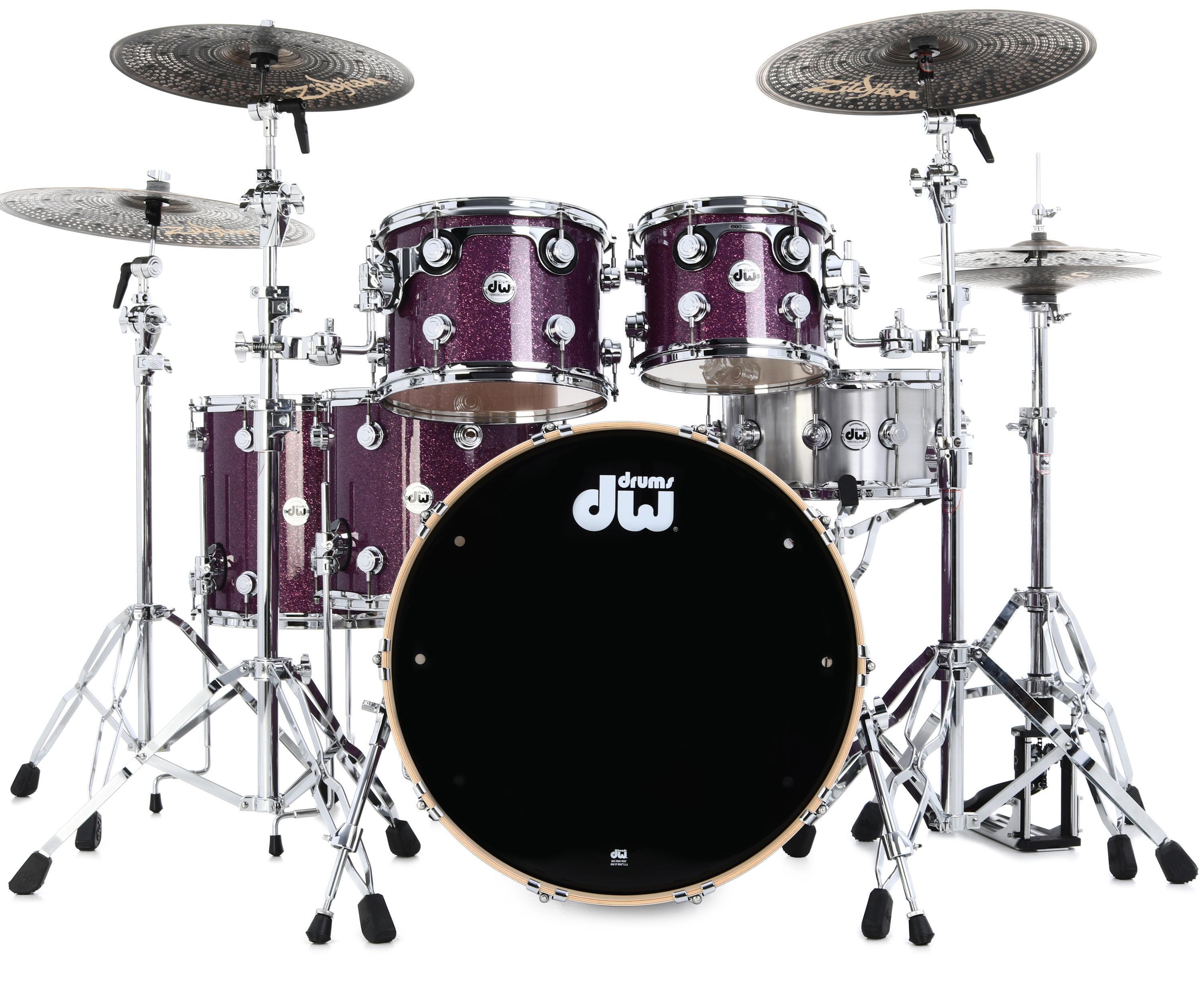 DW Collector's Series 5-piece Shell Pack - Purple Glass | Sweetwater