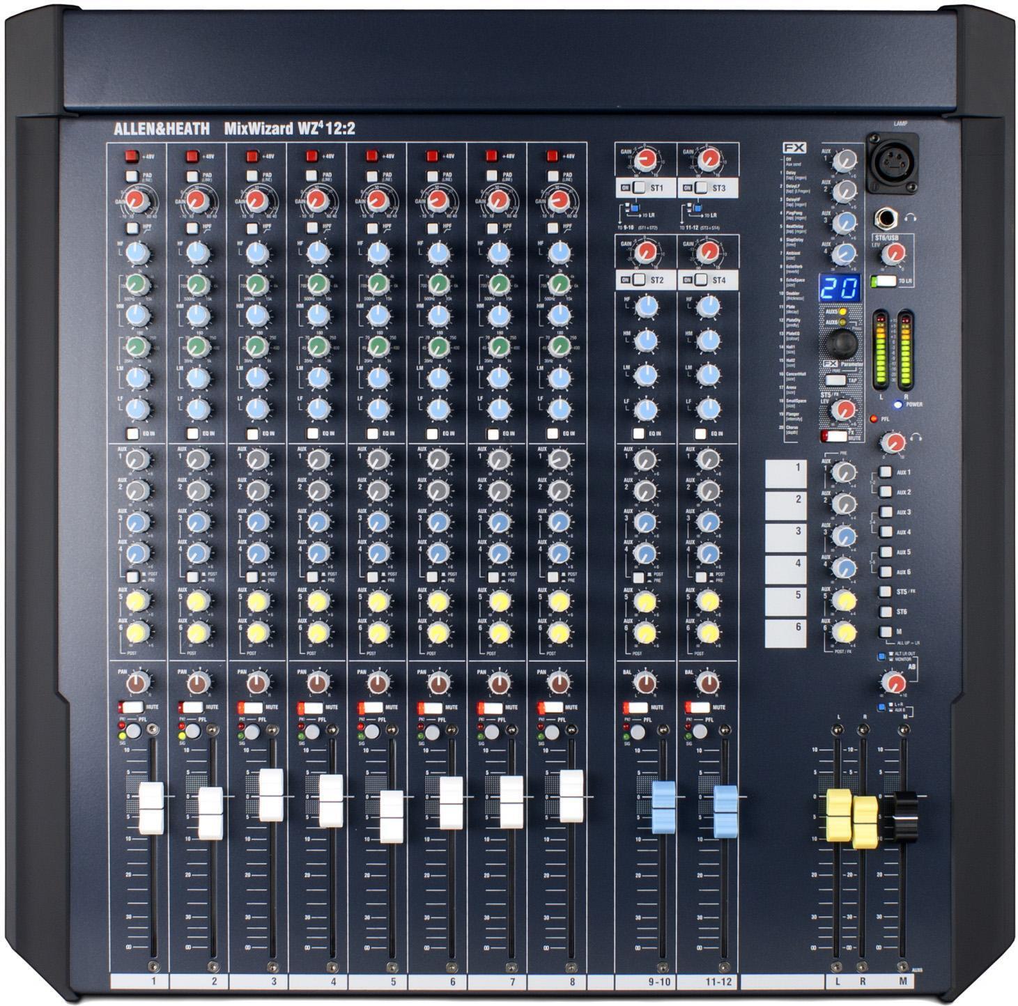 Allen & Heath MixWizard WZ4 12:2 Mixer with Effects | Sweetwater