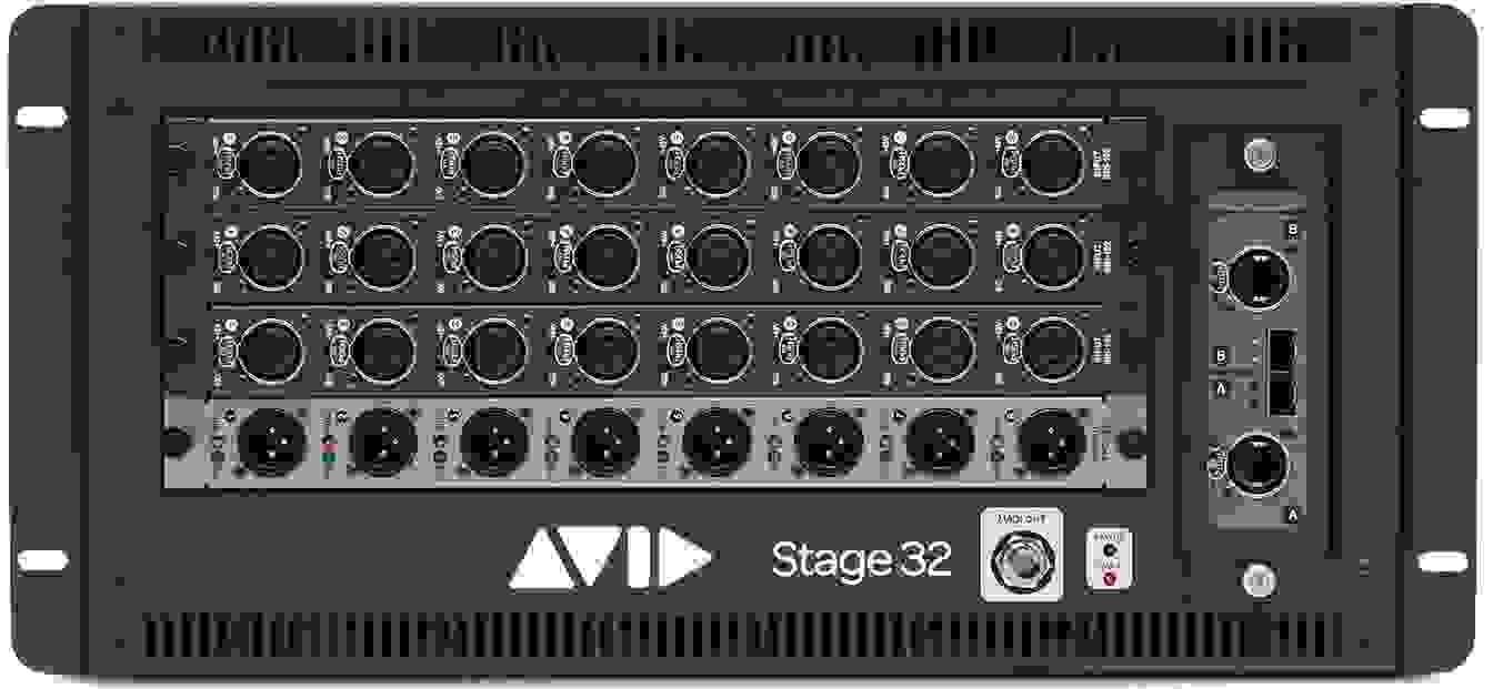 Avid VENUE Stage 32 I/O 24 x 8 Rack | Sweetwater