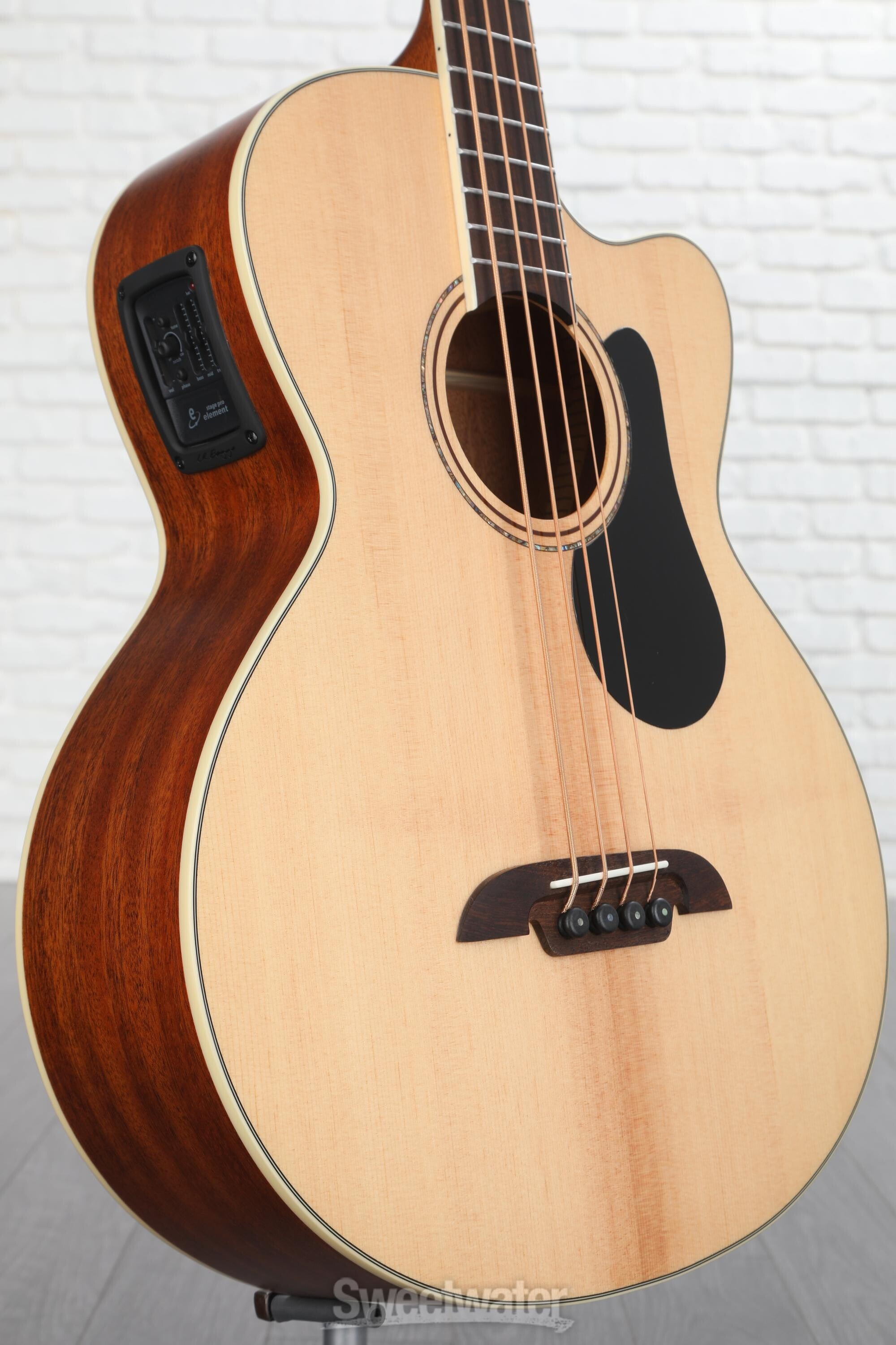 Alvarez AB60ce Acoustic-electric Bass Guitar - Natural | Sweetwater