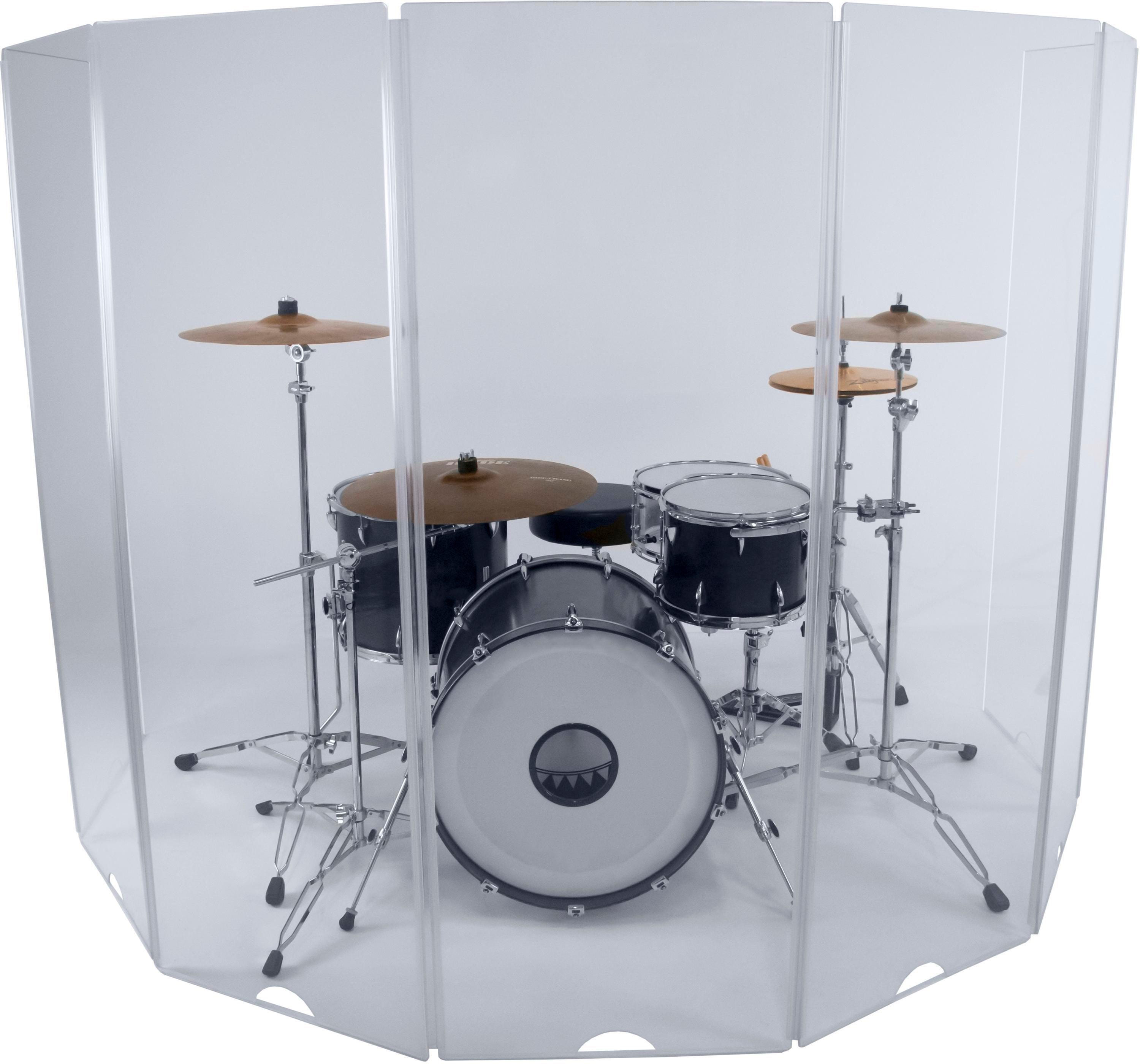 Sound Shields VDS-7-K 5.5 foot Tall 14 foot Wide 7 Section Acrylic ...