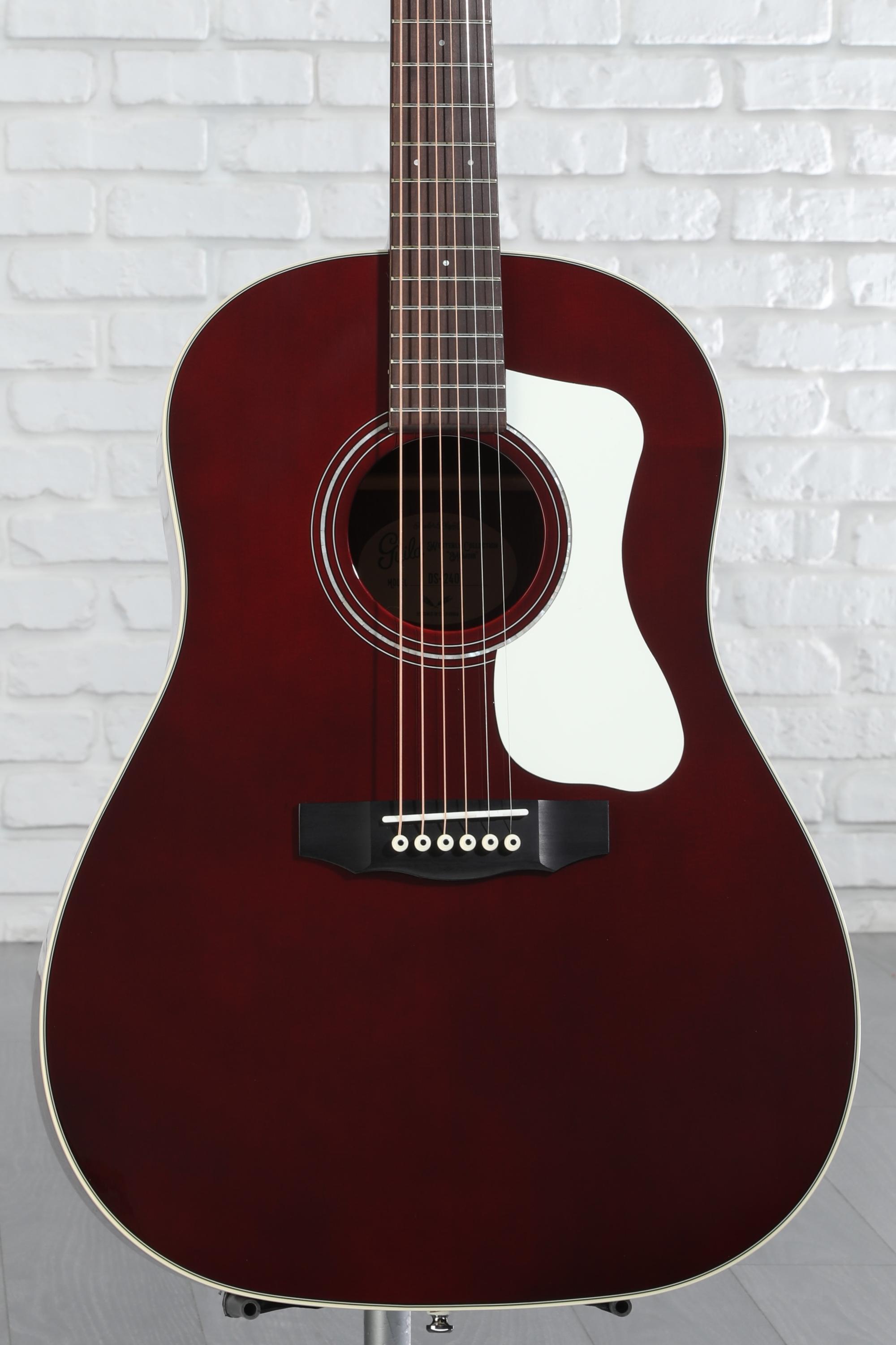 Guild DS-240 Memoir Acoustic Guitar - Wine Red | Sweetwater