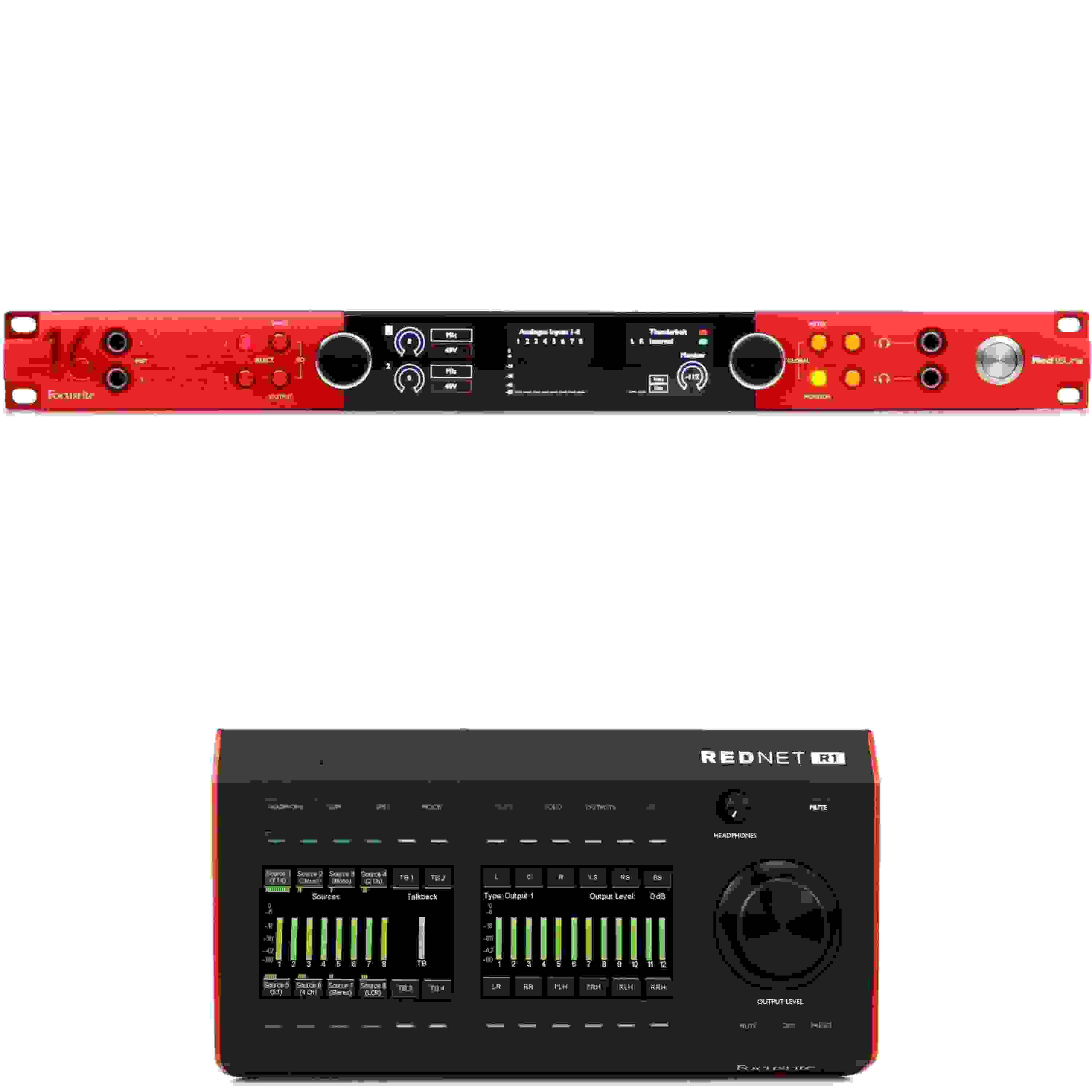 Focusrite Red 16Line Thunderbolt 3 Interface and RedNet R1 Remote ...