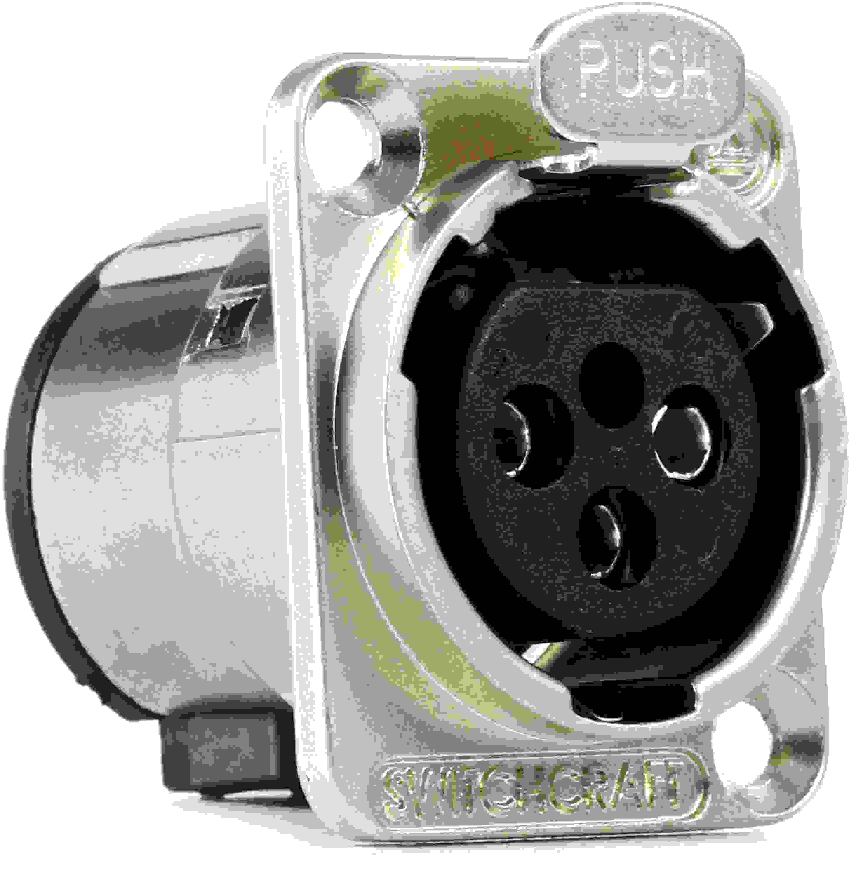 Switchcraft E3FSCB Panel Mount XLR Female Connector | Sweetwater