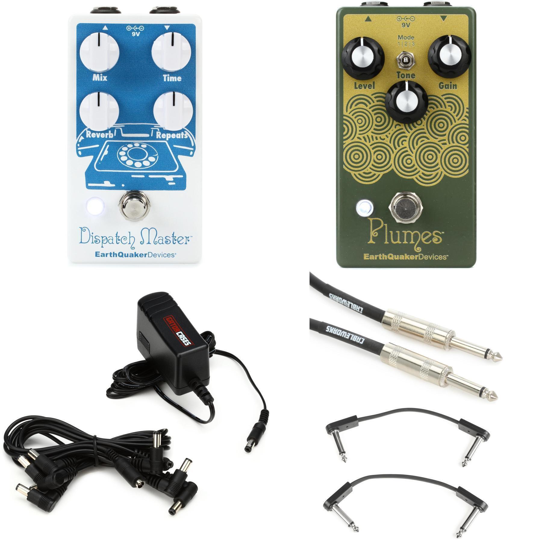 EarthQuaker Devices Plumes and Dispatch Master Pedal Pack | Sweetwater