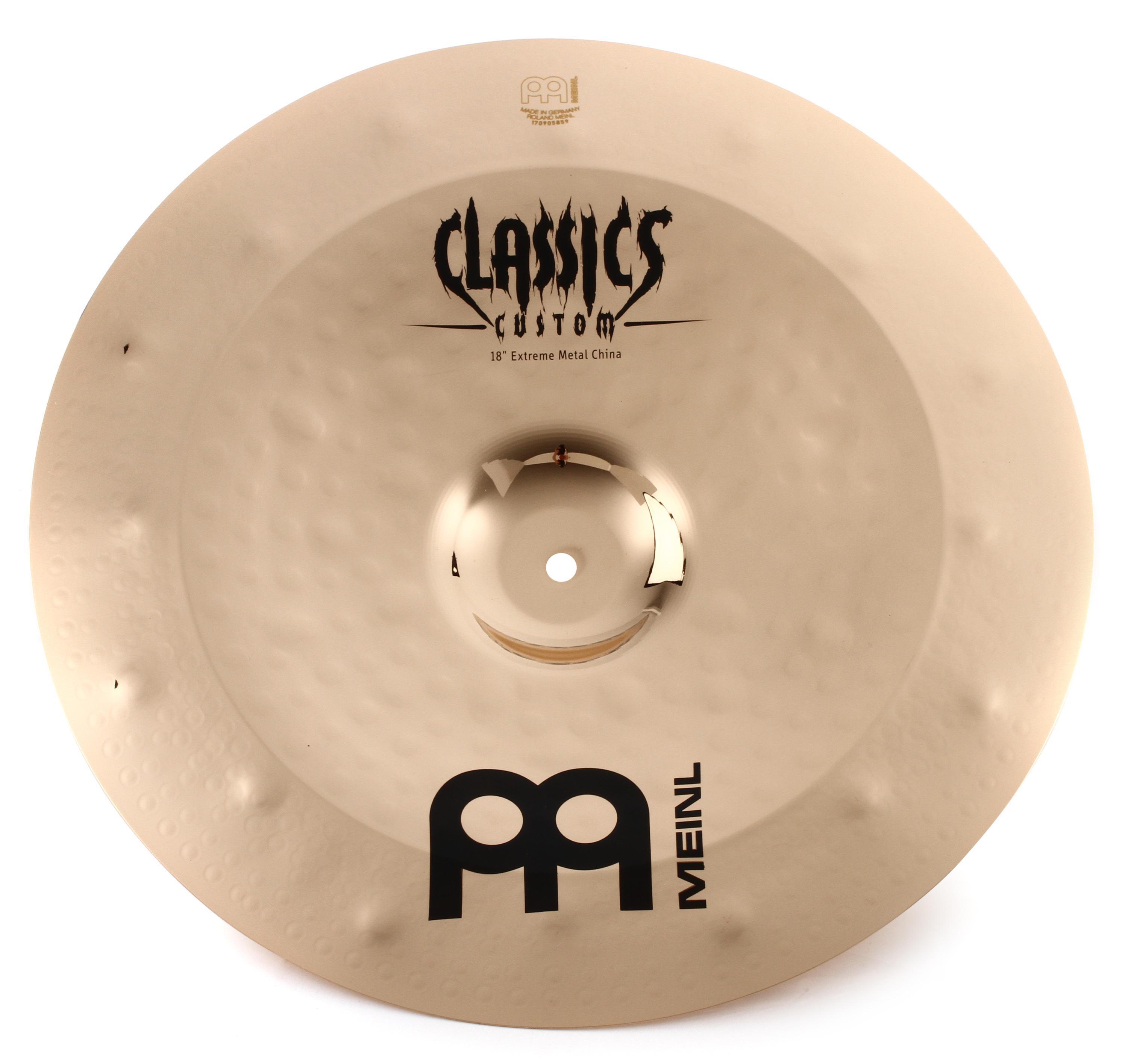 Meinl Cymbals 18-inch Classics Custom Extreme Metal China Cymbal ...