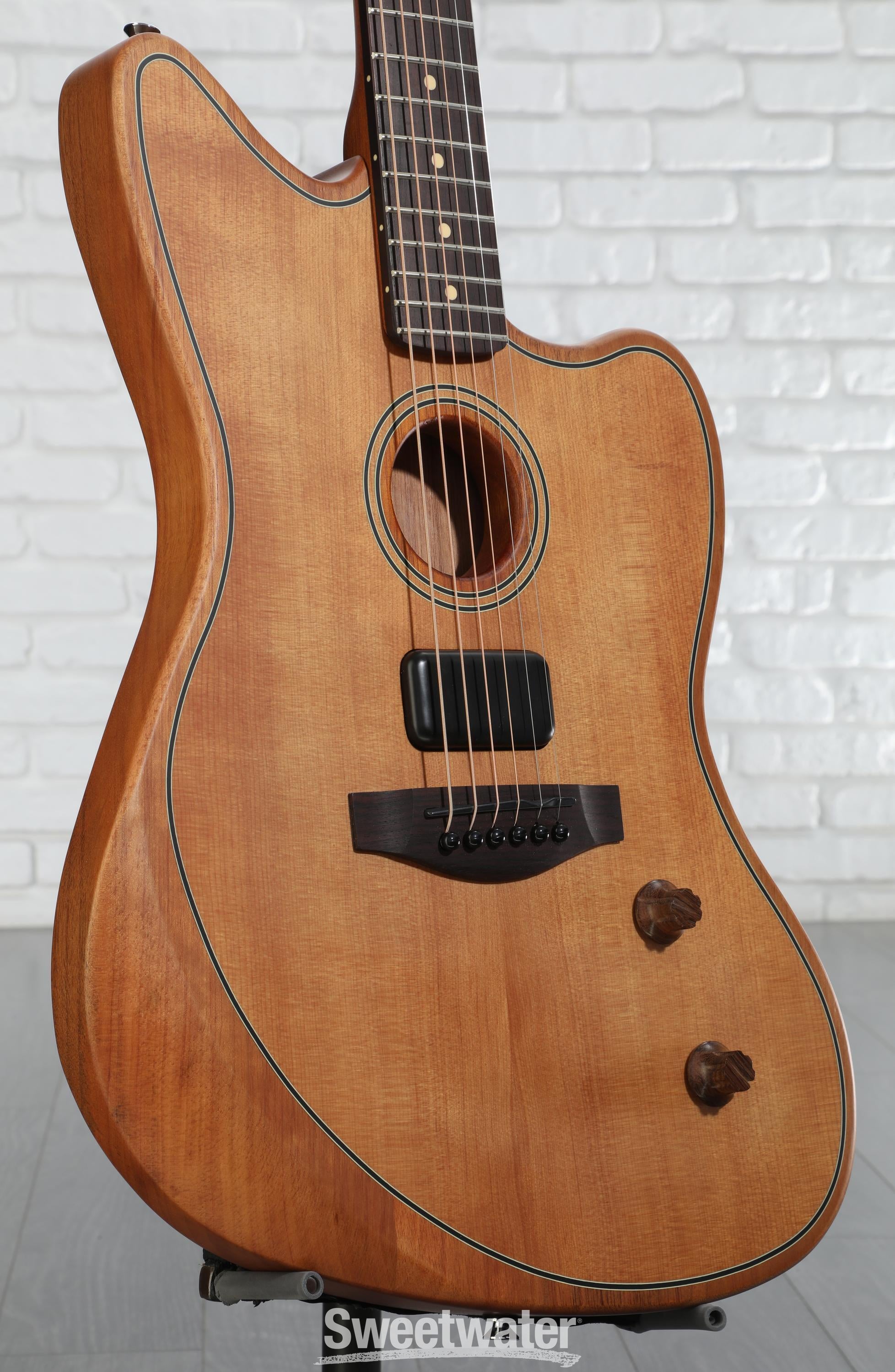 Fender Acoustasonic Standard Jazzmaster Acoustic-electric Guitar - Aged ...