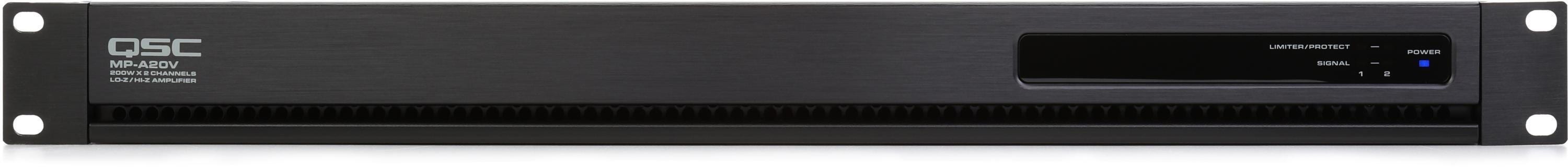 QSC MP-A20V 400W 2-channel 70V Amplifier | Sweetwater