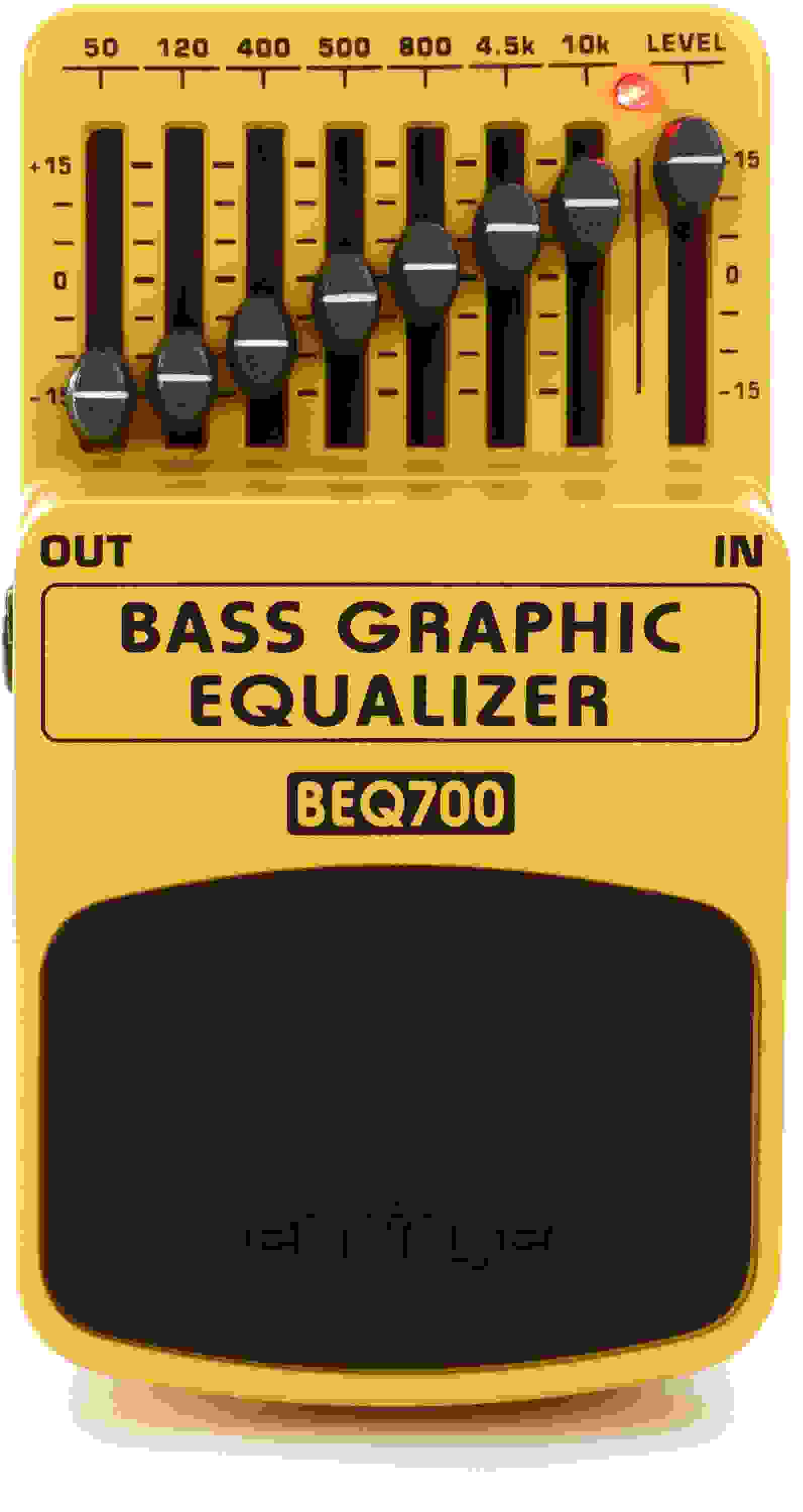 Behringer BEQ700 Bass Graphic Equalizer Pedal | Sweetwater