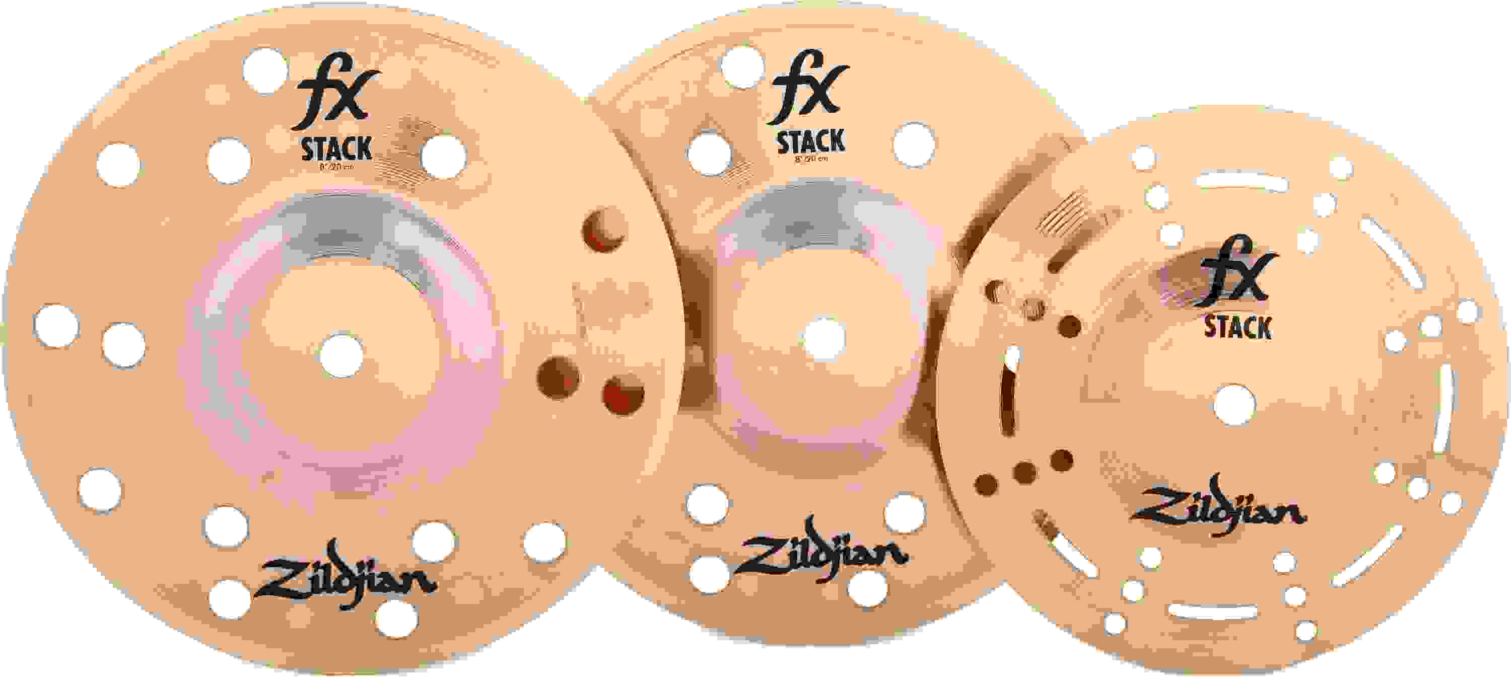 Zildjian FX Stack Cymbals - 8 inches | Sweetwater