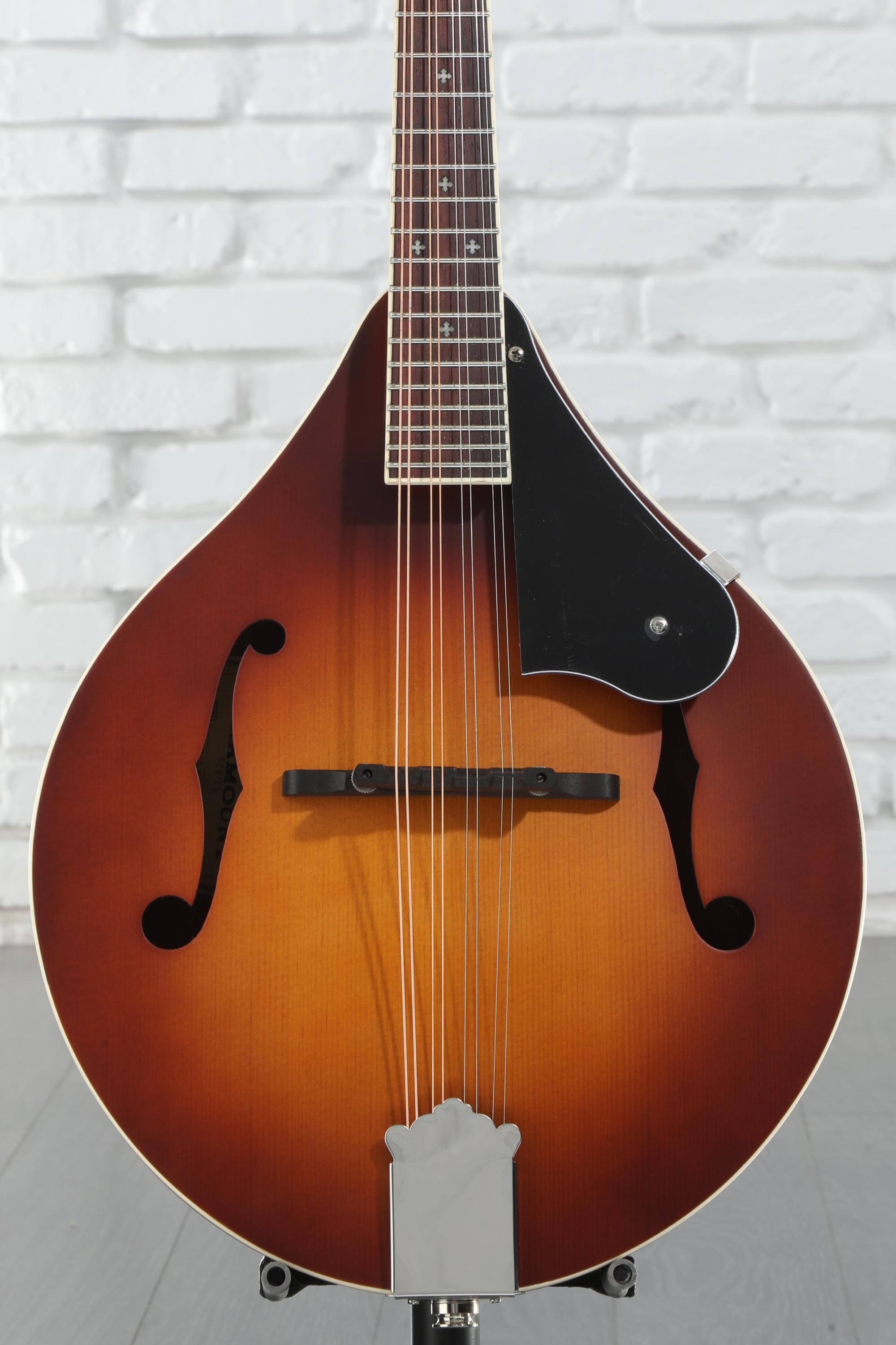 Fender PM-180E Mandolin - Aged Cognac Burst with Walnut Fingerboard ...
