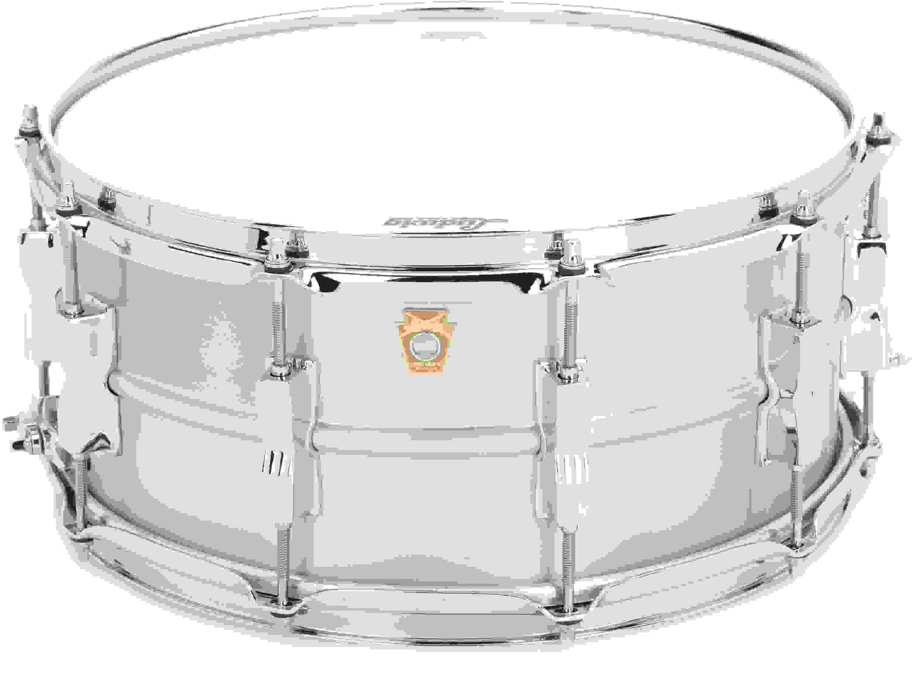 Ludwig Acro Aluminum Snare Drum - 6.5 x 14-inch - Brushed | Sweetwater