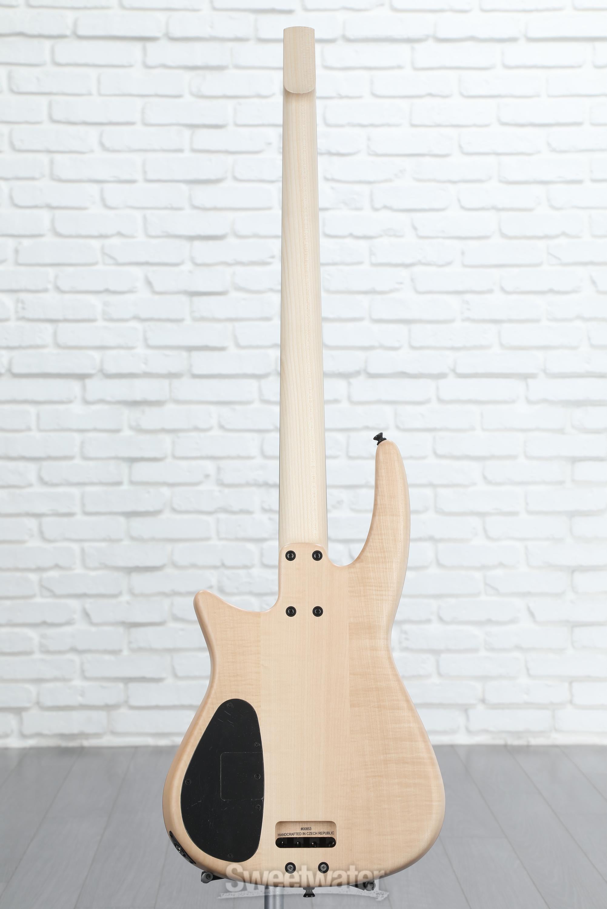 NS Design CR4 Radius Bass Guitar - Poplar Burl - Sweetwater USA Exclusive