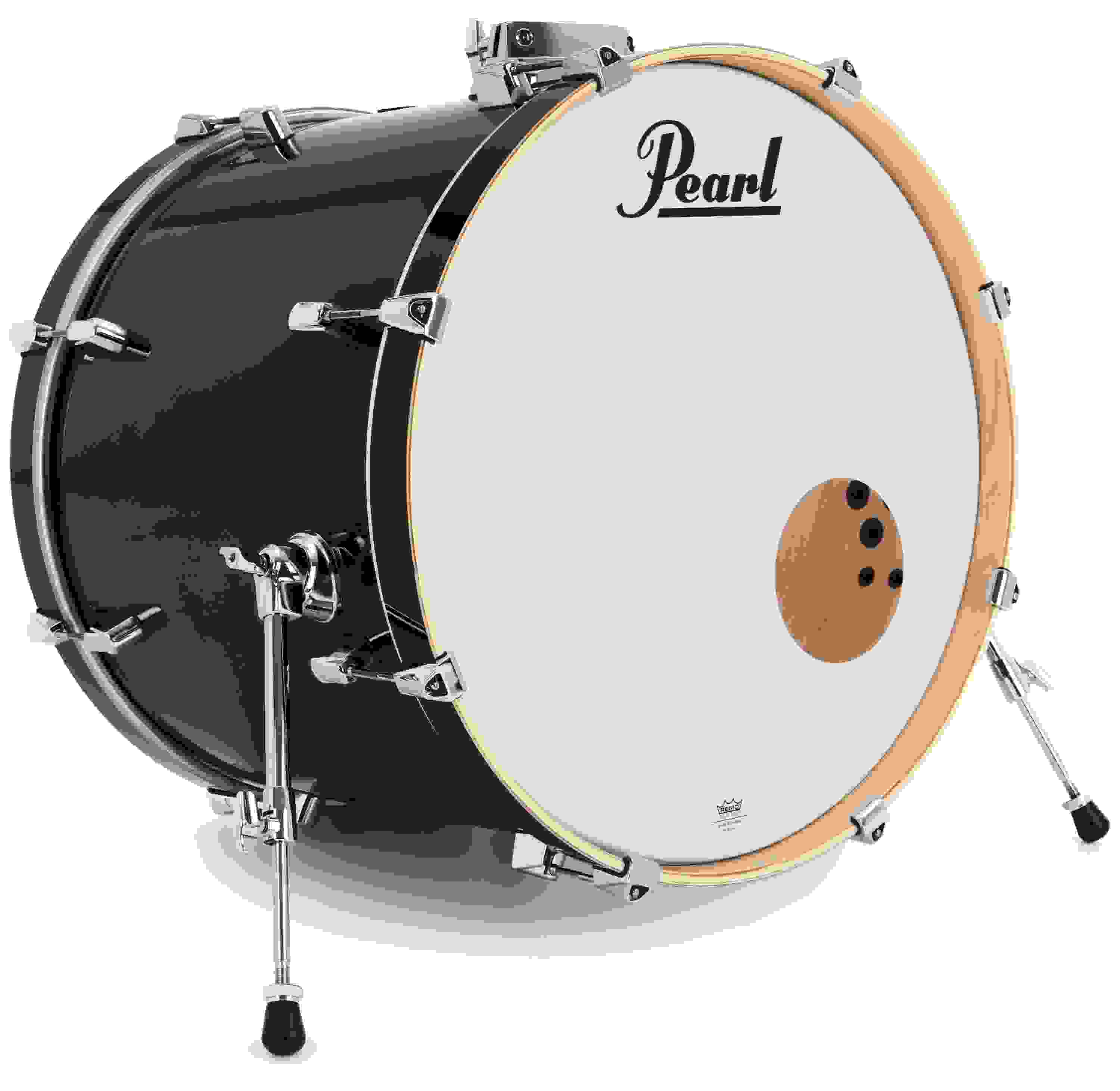 Pearl Decade Maple 18 x 22 inch Bass Drum - Kobalt Blue Flame | Sweetwater