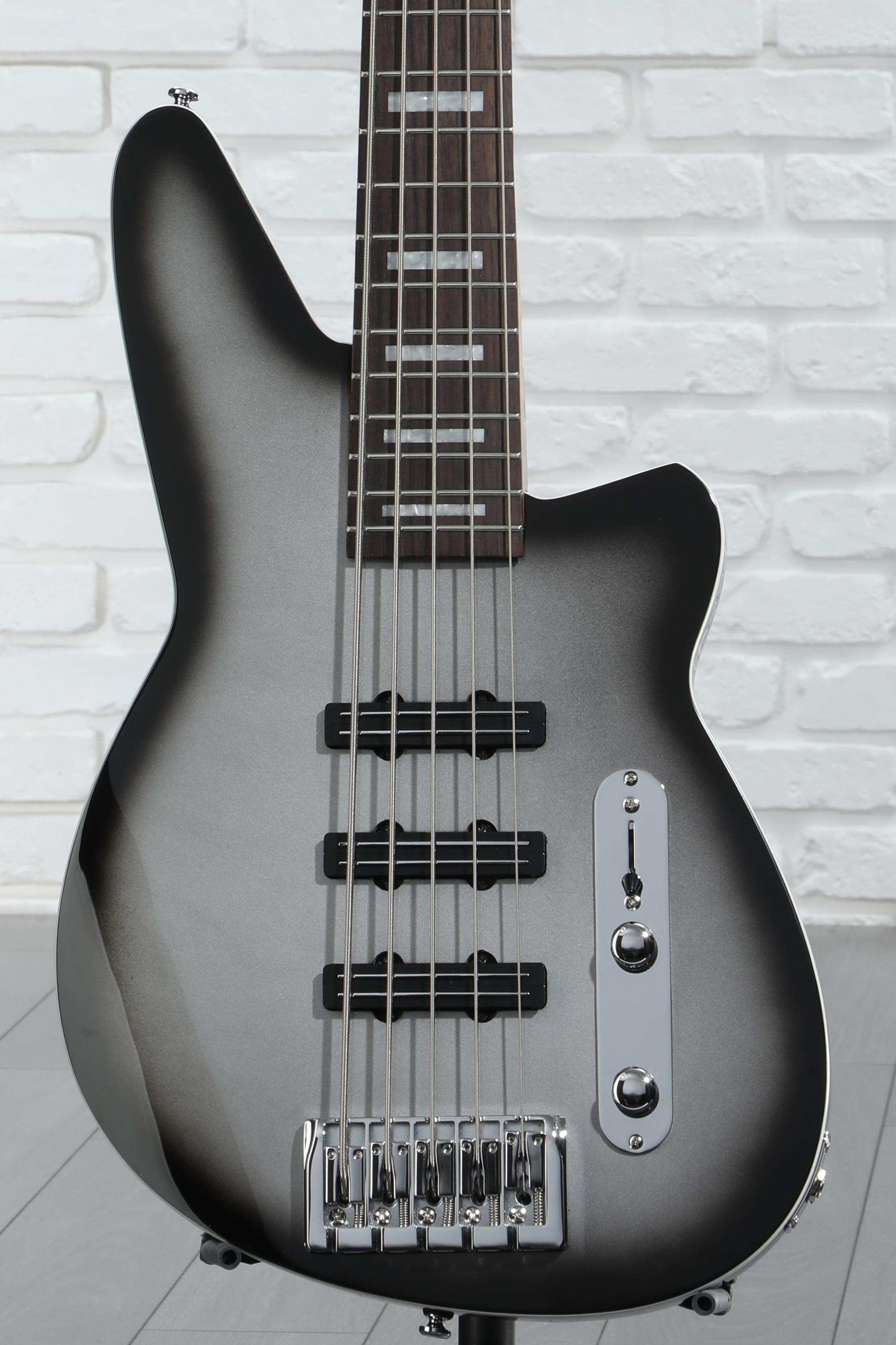 Reverend Triad 5-string Bass Guitar - Silver Burst | Sweetwater