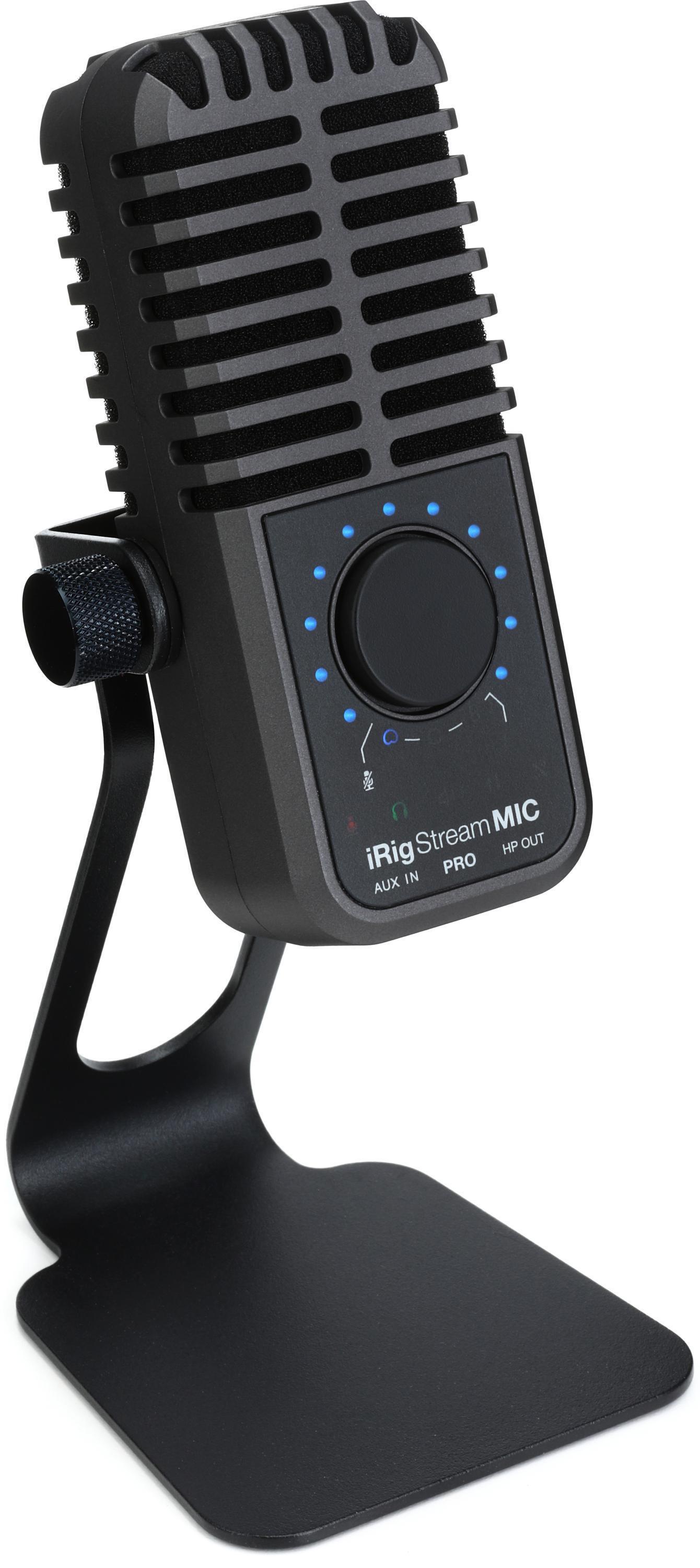 IK Multimedia iRig Stream Mic Pro USB Condenser Microphone | Sweetwater