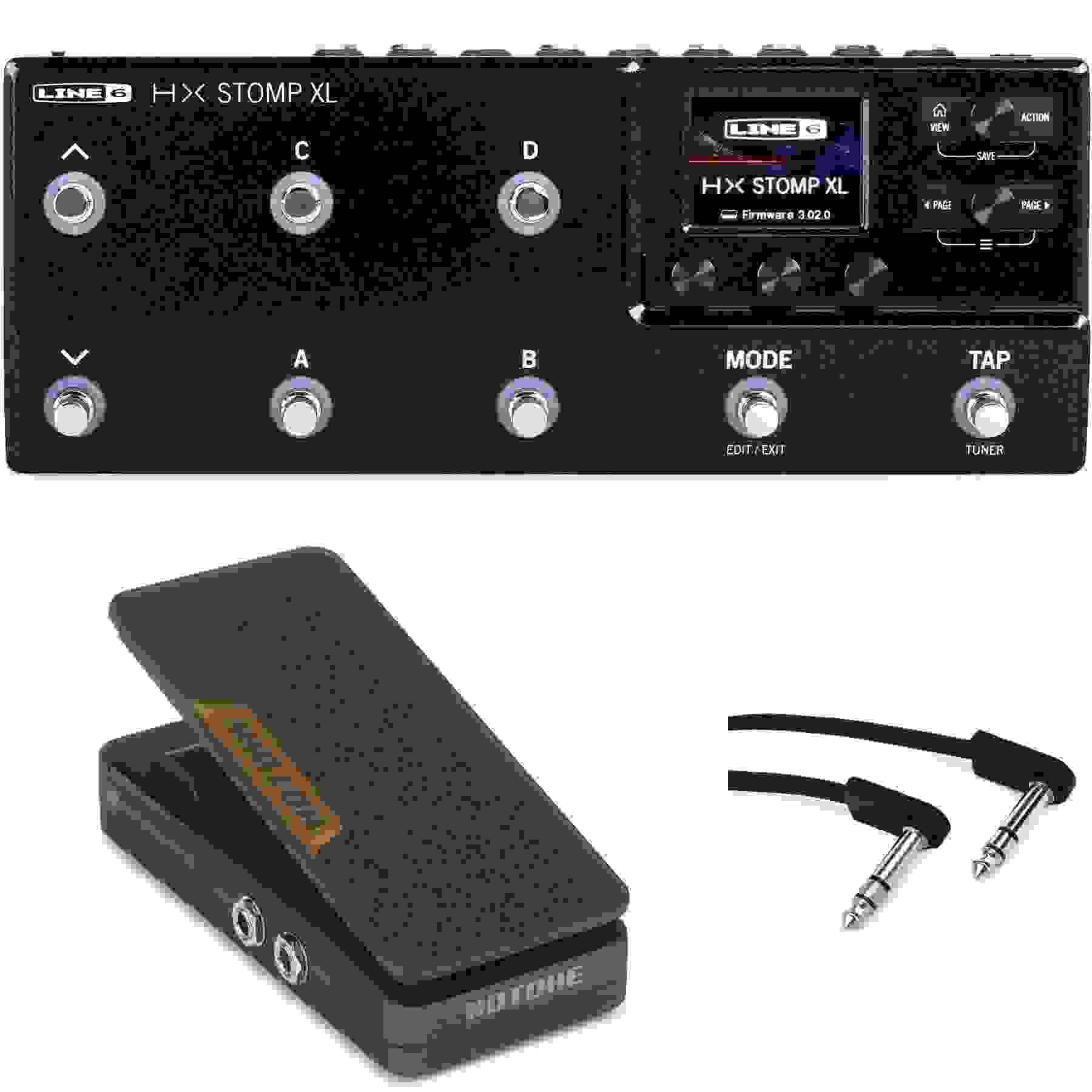 Line 6 HX Stomp XL Guitar Multi-effects Floor Processor with Expression ...