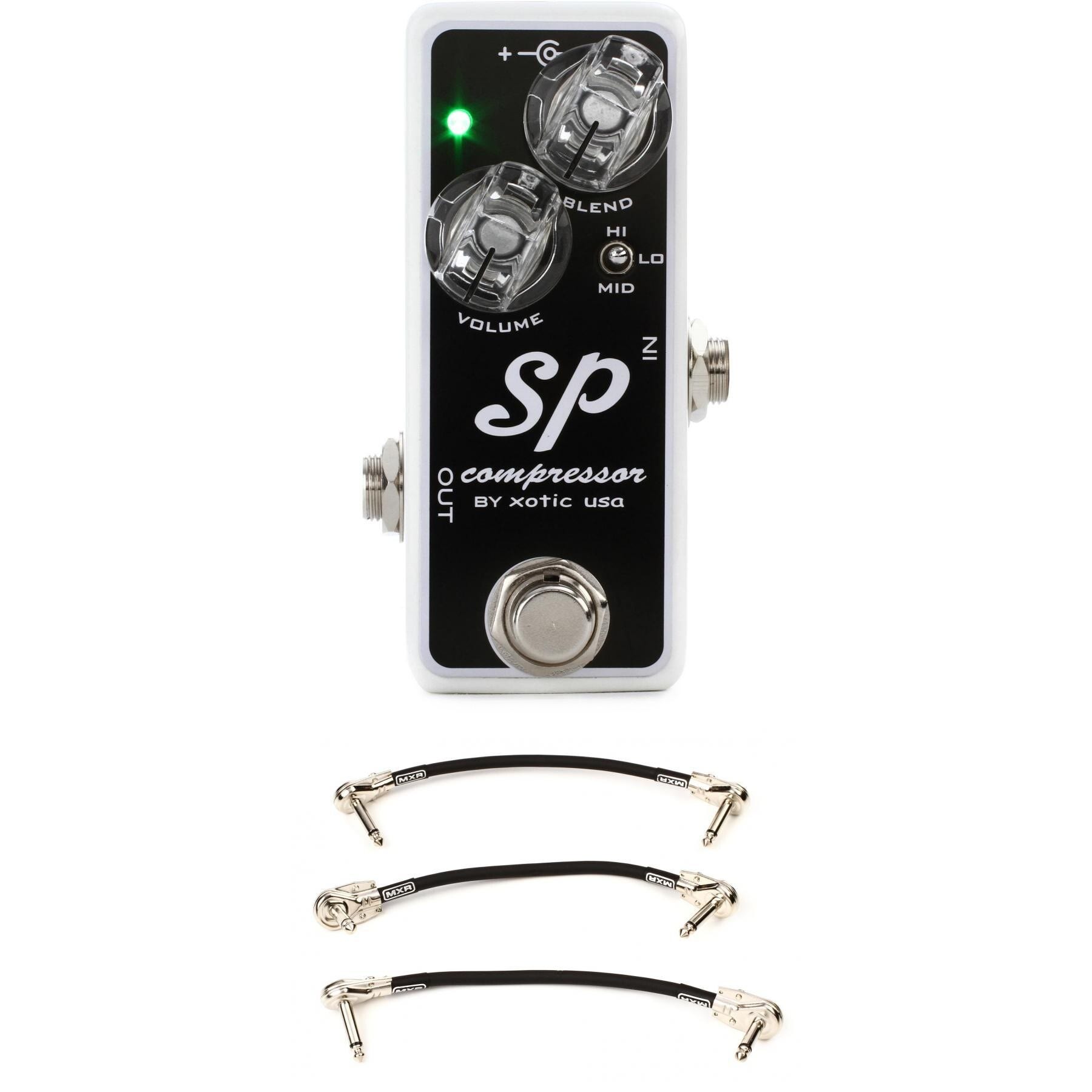Xotic SP Compressor Mini Compressor Pedal with Patch Cables | Sweetwater