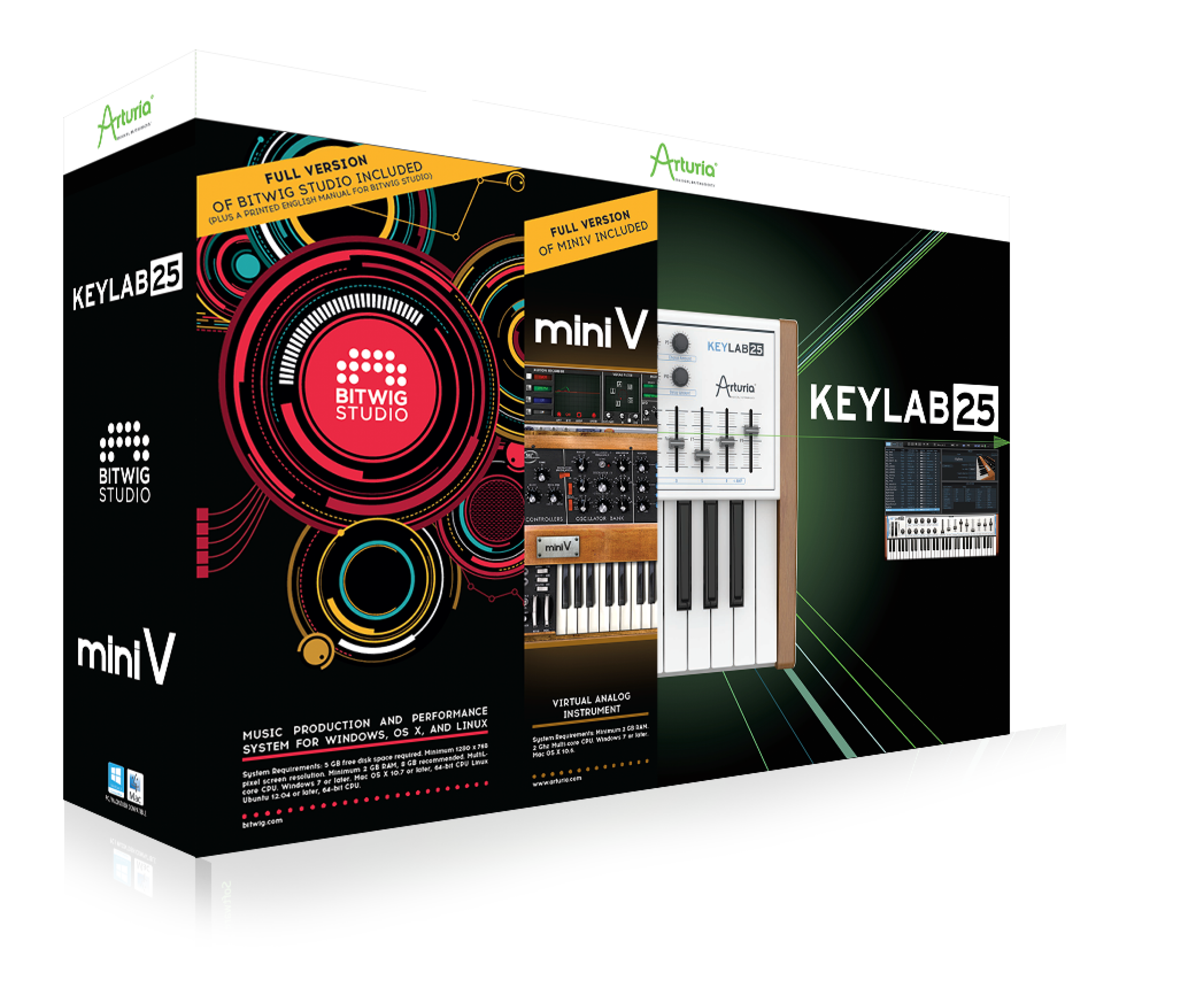 Arturia KeyLab 25 Bitwig Producer Pack | Sweetwater