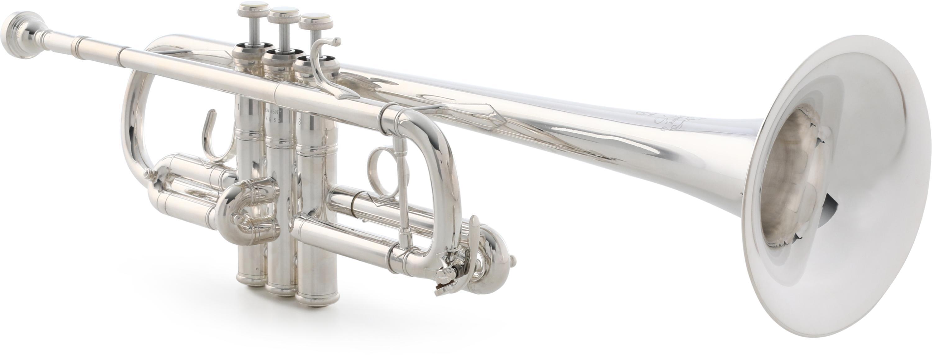 Yamaha YTR-9445NYSIII Xeno Artist Professional C Trumpet - Silver ...