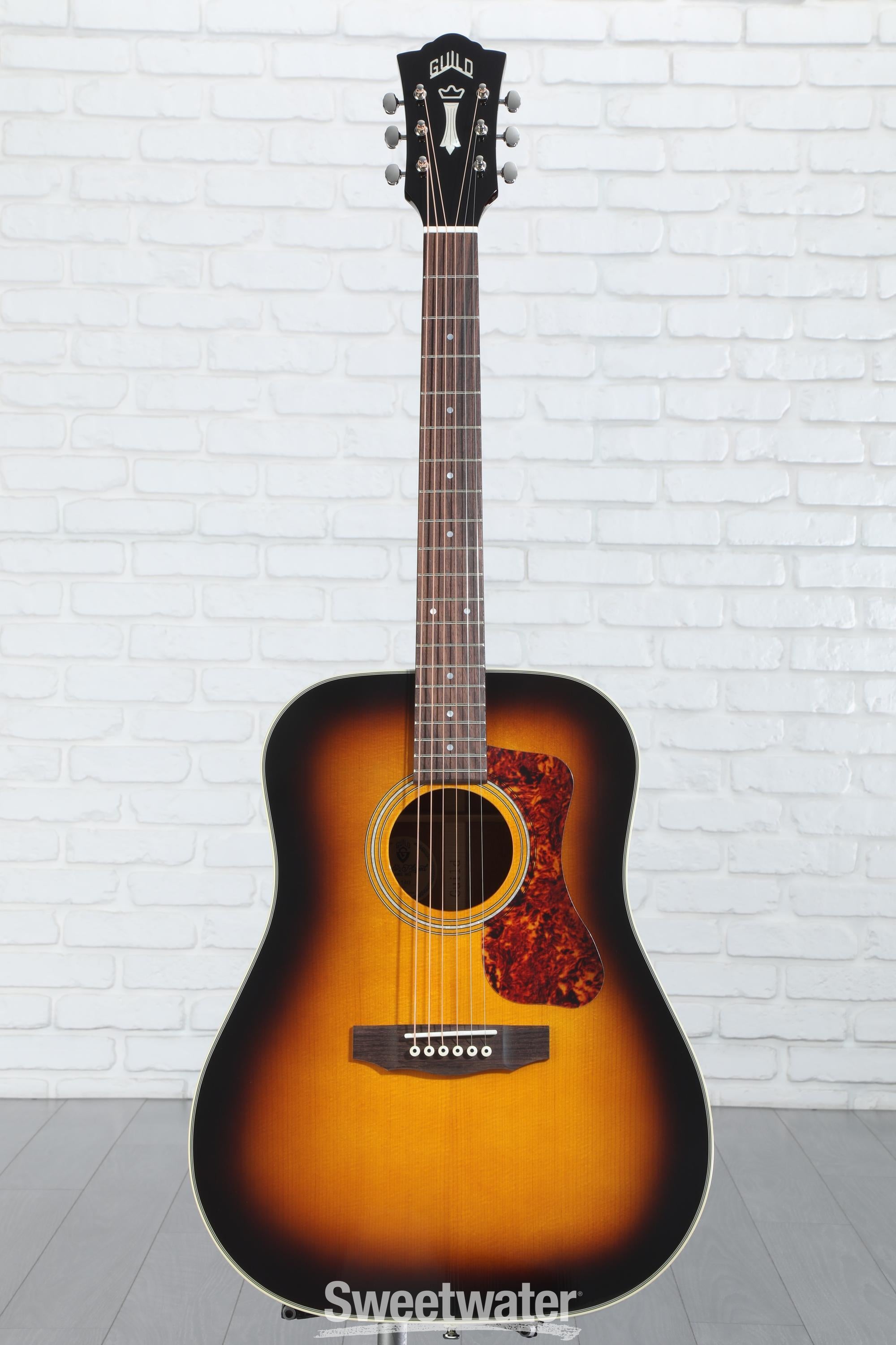 Guild D-140 Dreadnought Acoustic Guitar - Antique Burst | Sweetwater
