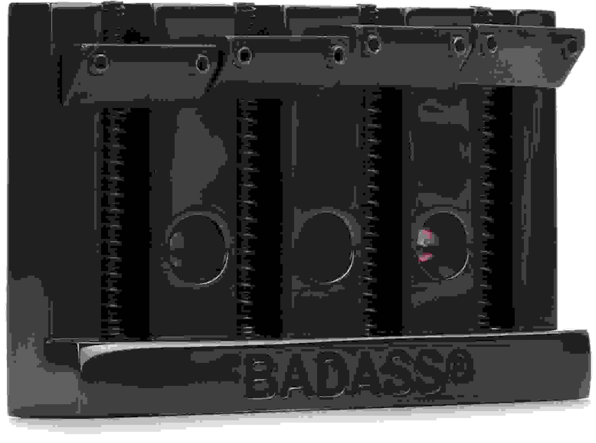 Leo Quan Badass I 4-string High-mass Bass Bridge - Black | Sweetwater