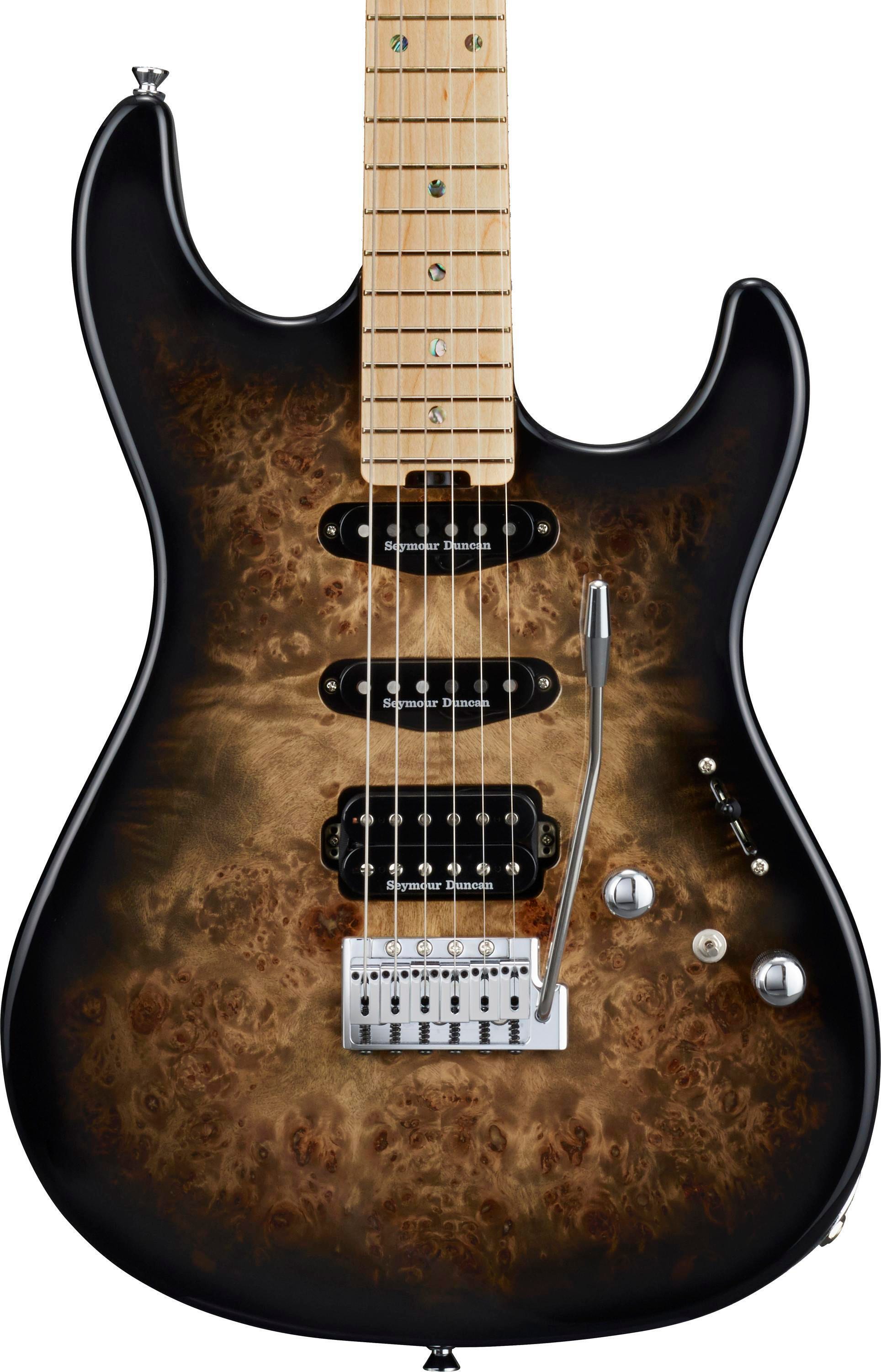 ESP Original Snapper CTM Electric Guitar - Nebula Black with Maple ...