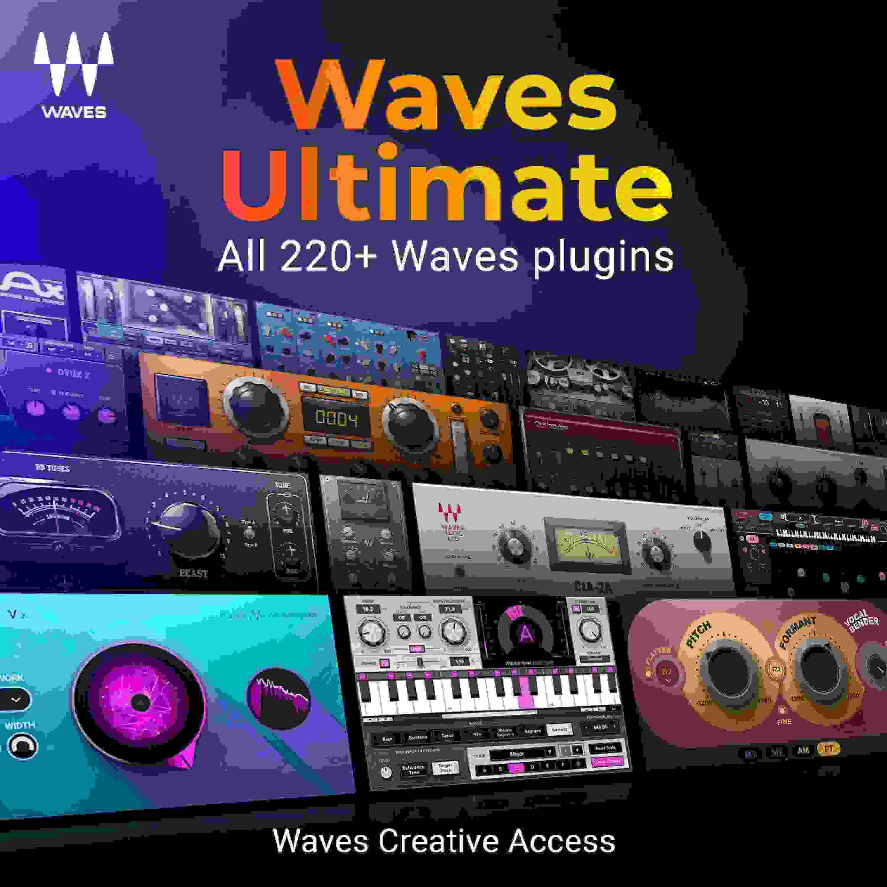 Waves Creative Access Ultimate - 6-month Subscription (non-renewing) | Sweetwater