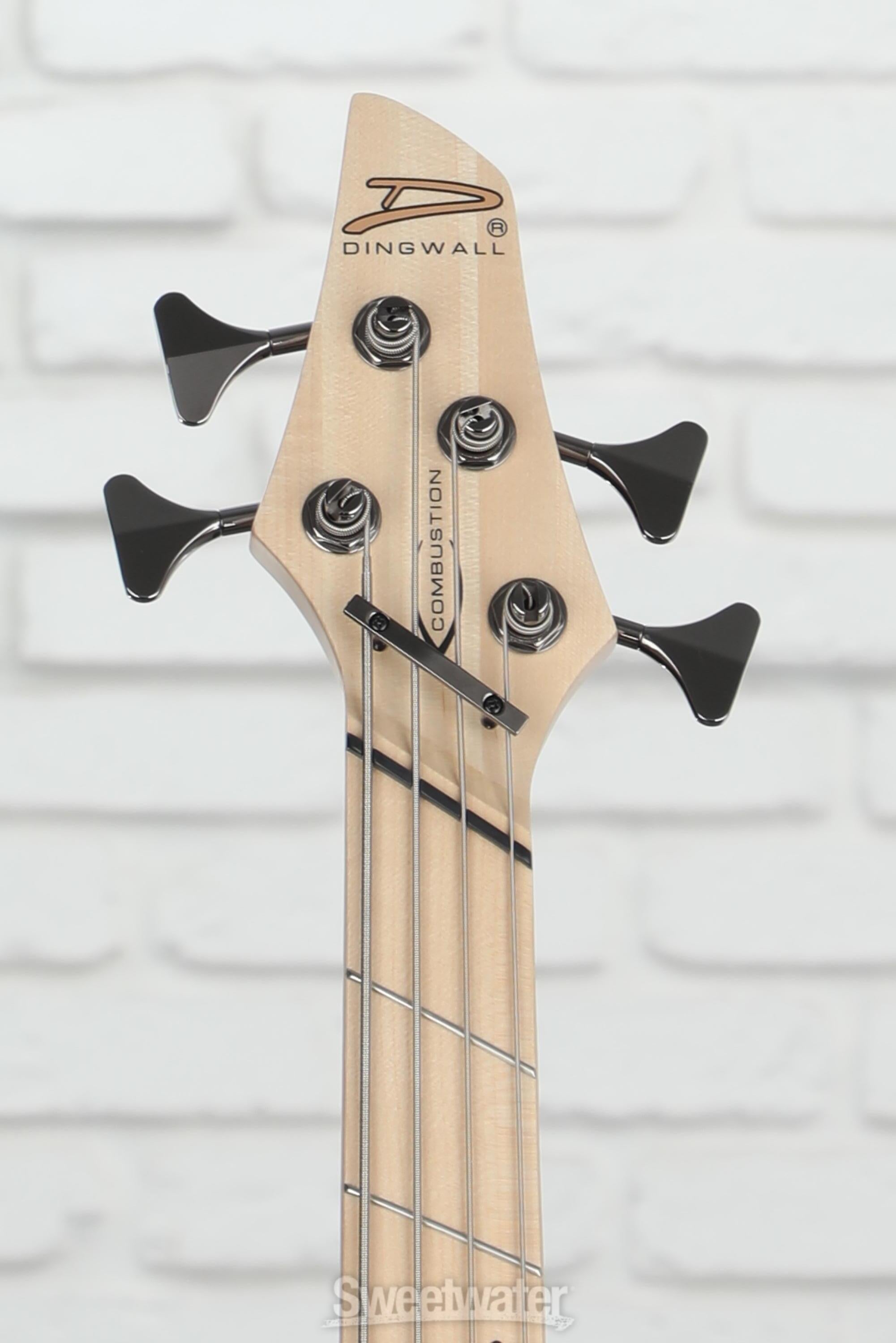 Dingwall Guitars Combustion 4-string Electric Bass - Natural Ash with ...
