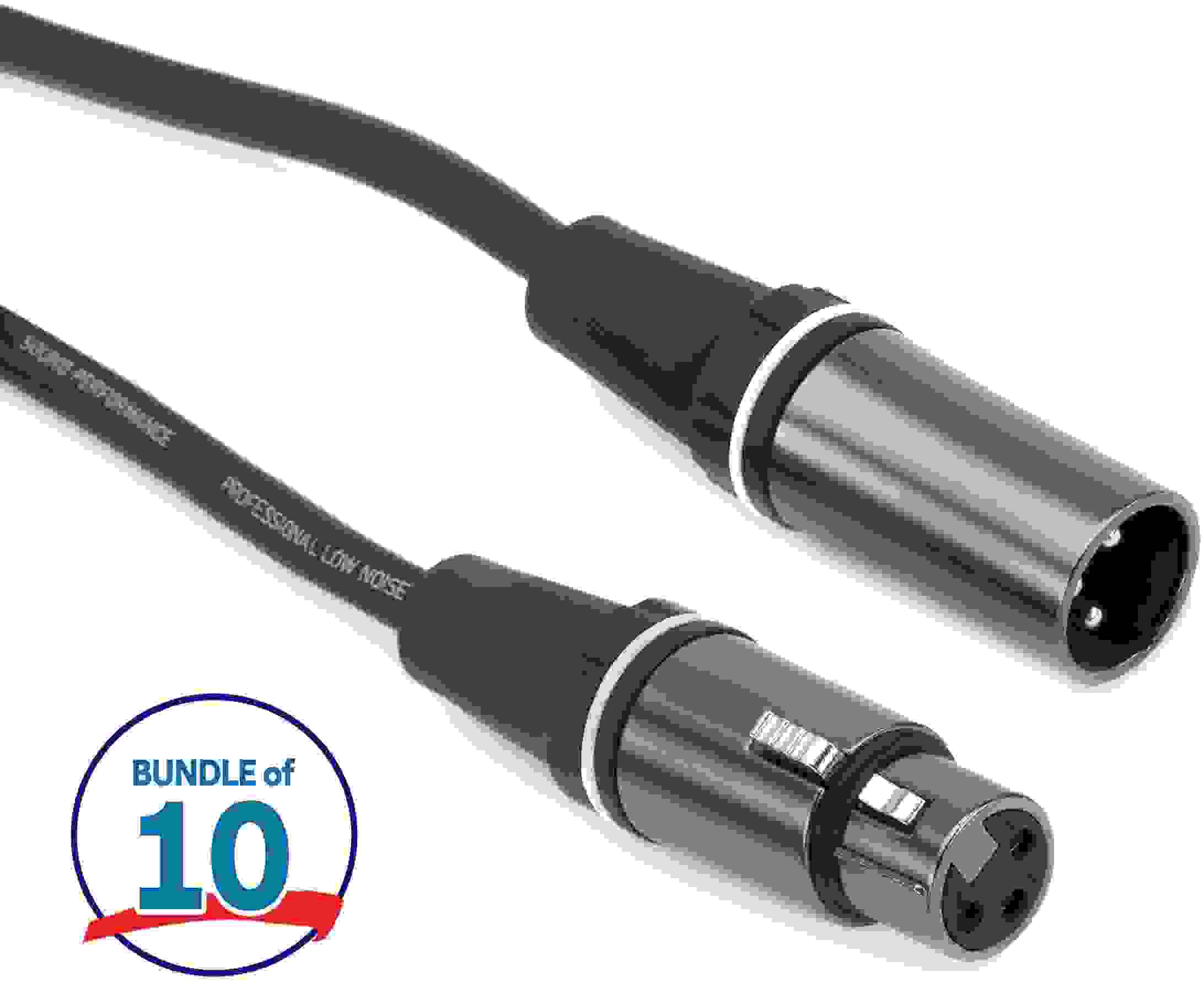 Gator Cableworks Composer Series Microphone Cable - 20 foot (10-pack ...