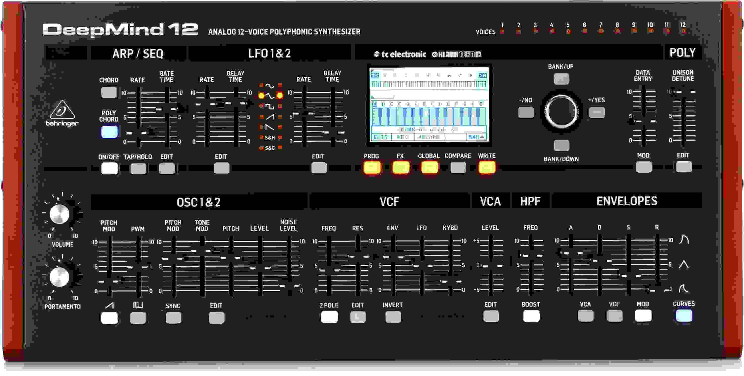 Behringer DeepMind 12D 12-voice Analog Desktop Synthesizer | Sweetwater