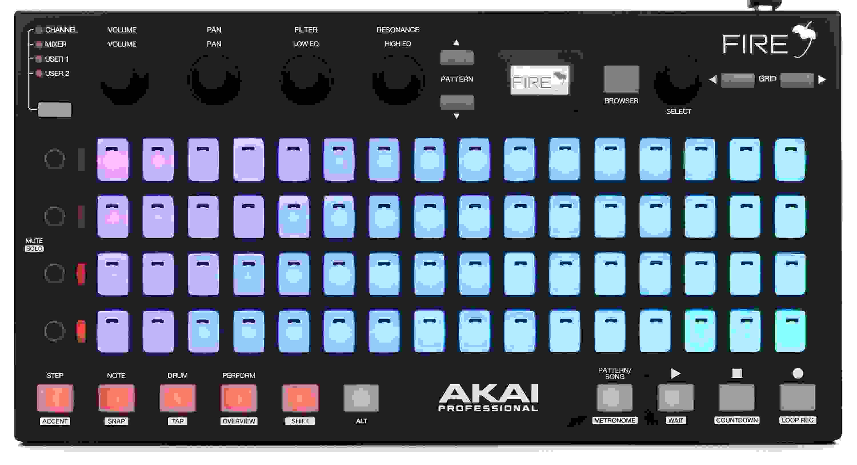 Akai Professional Fire Grid Controller for FL Studio | Sweetwater