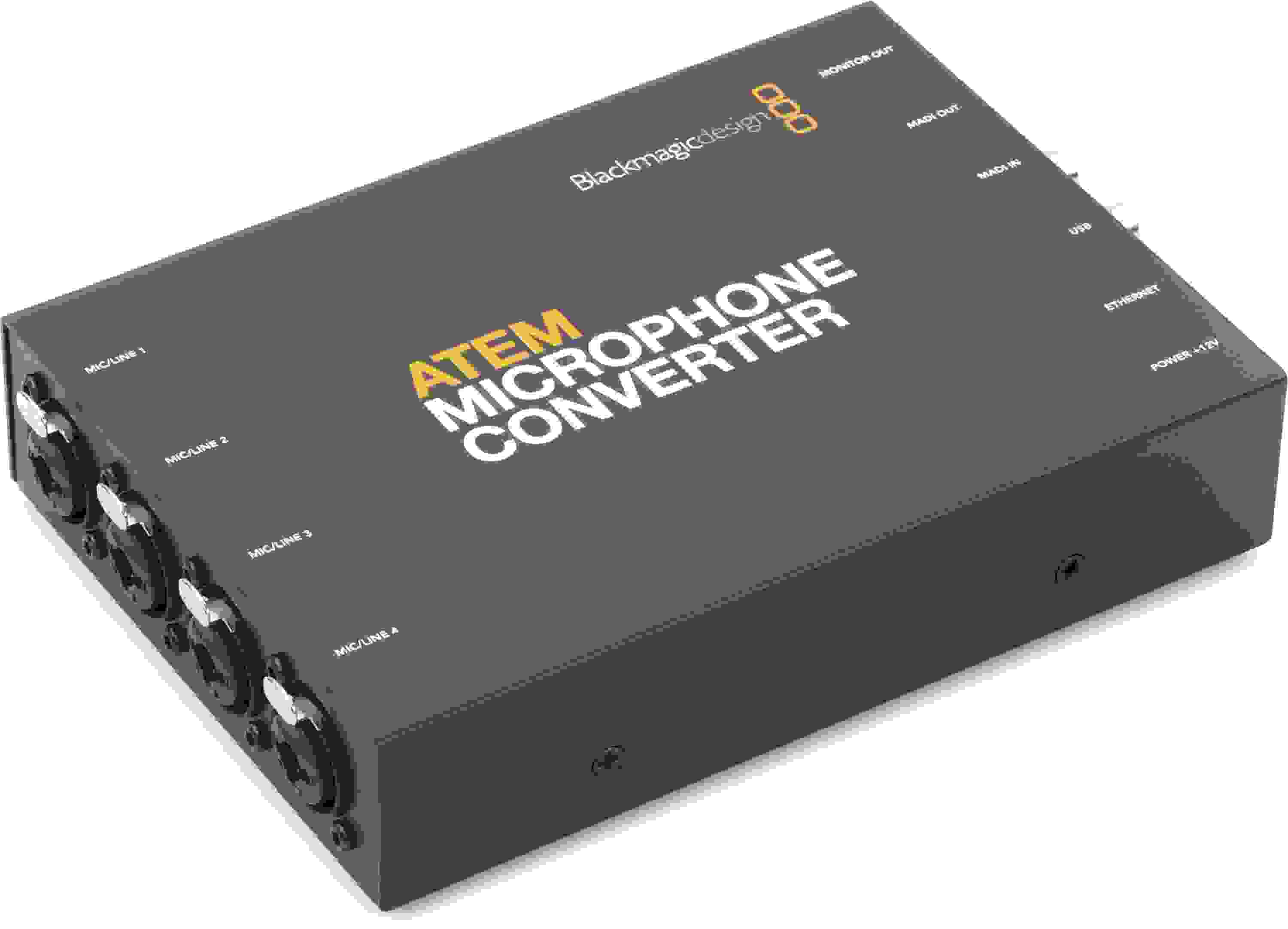 Blackmagic Design ATEM Microphone Converter | Sweetwater