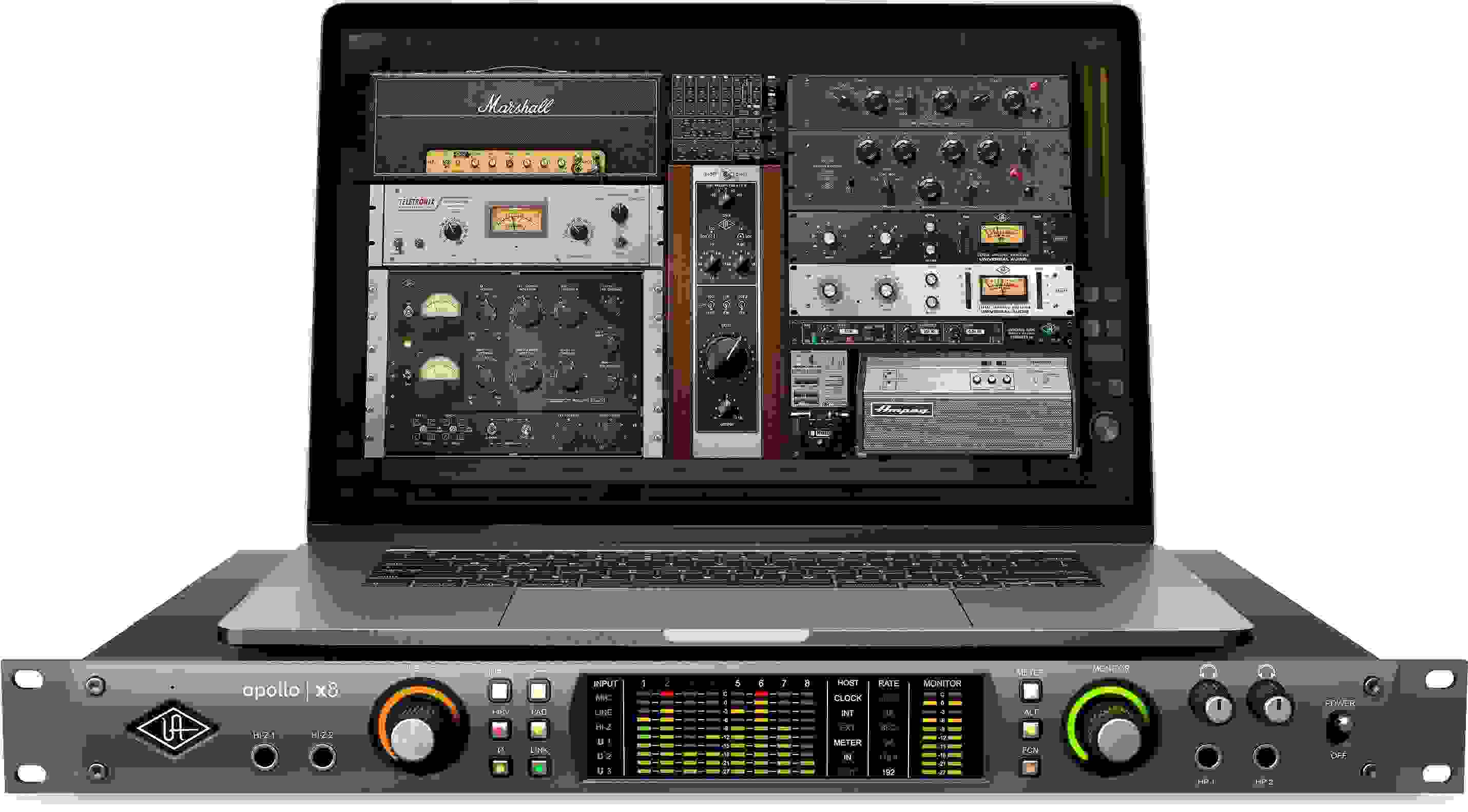 Universal Audio Apollo x8 18x24 Thunderbolt 3 Audio Interface with UAD ...