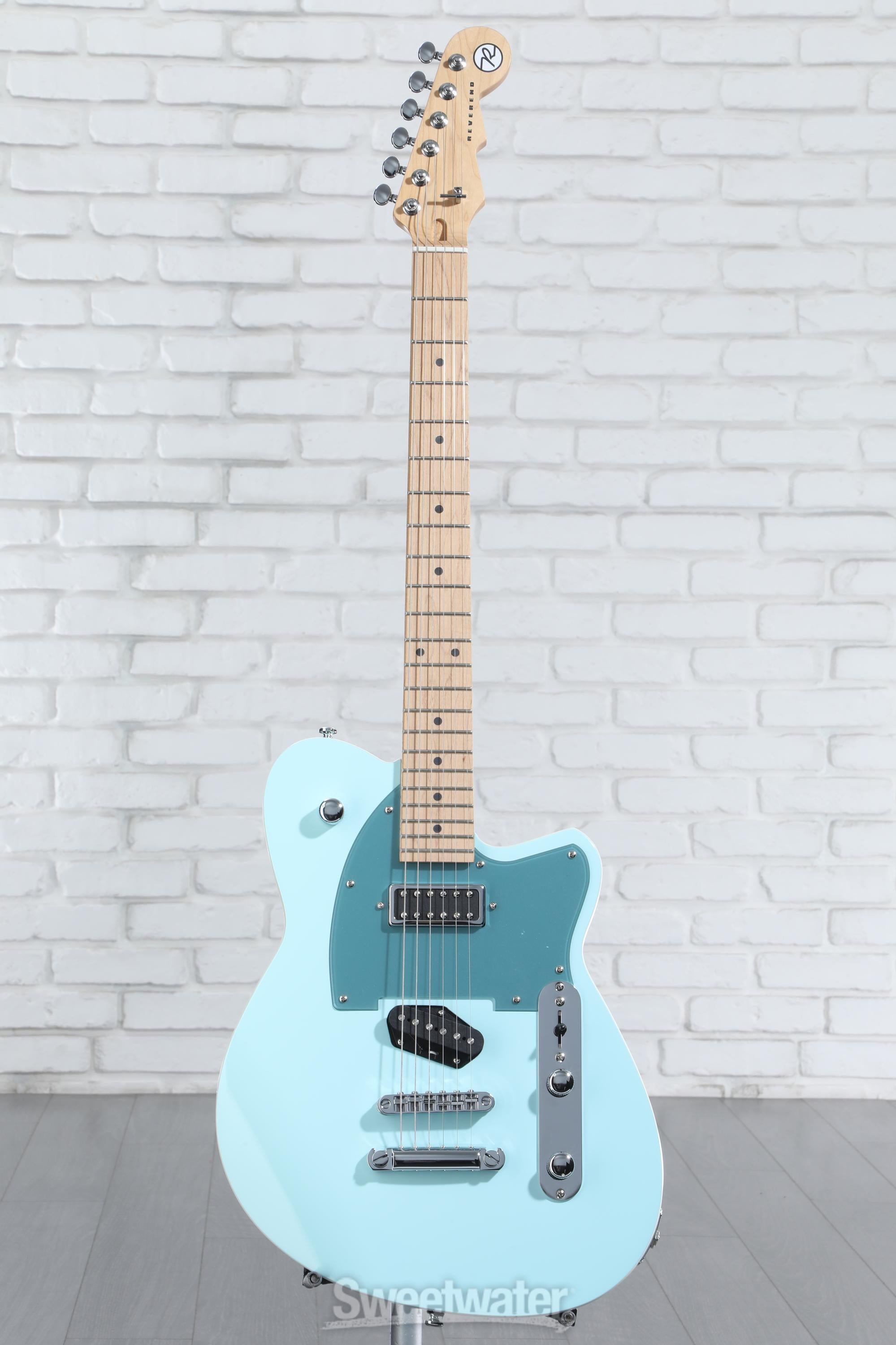 Reverend Buckshot Electric Guitar - Deep Sea Chronic Blue | Sweetwater