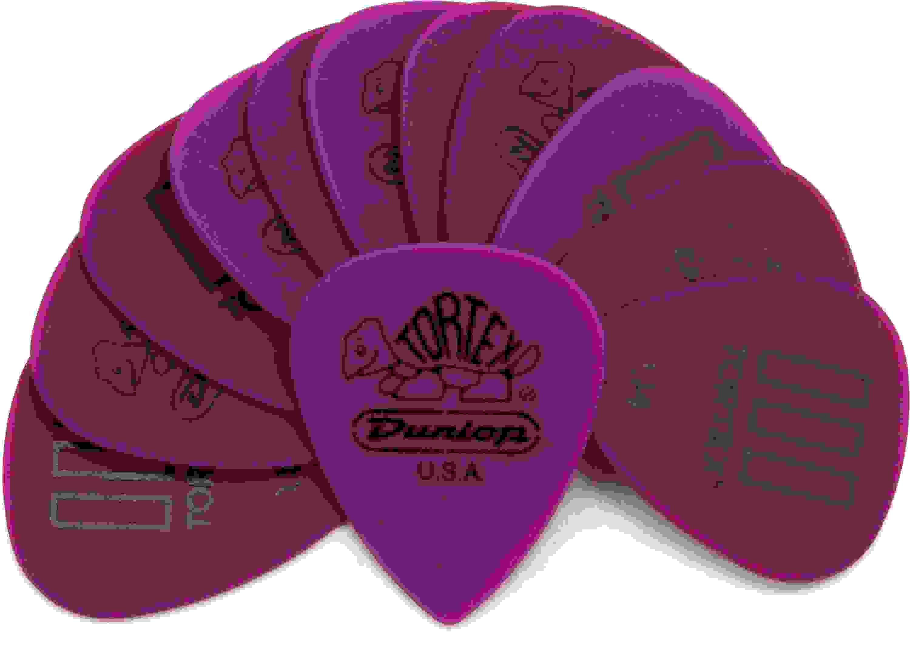 Dunlop Tortex TIII Guitar Picks - 1.14mm Purple (12-pack) | Sweetwater